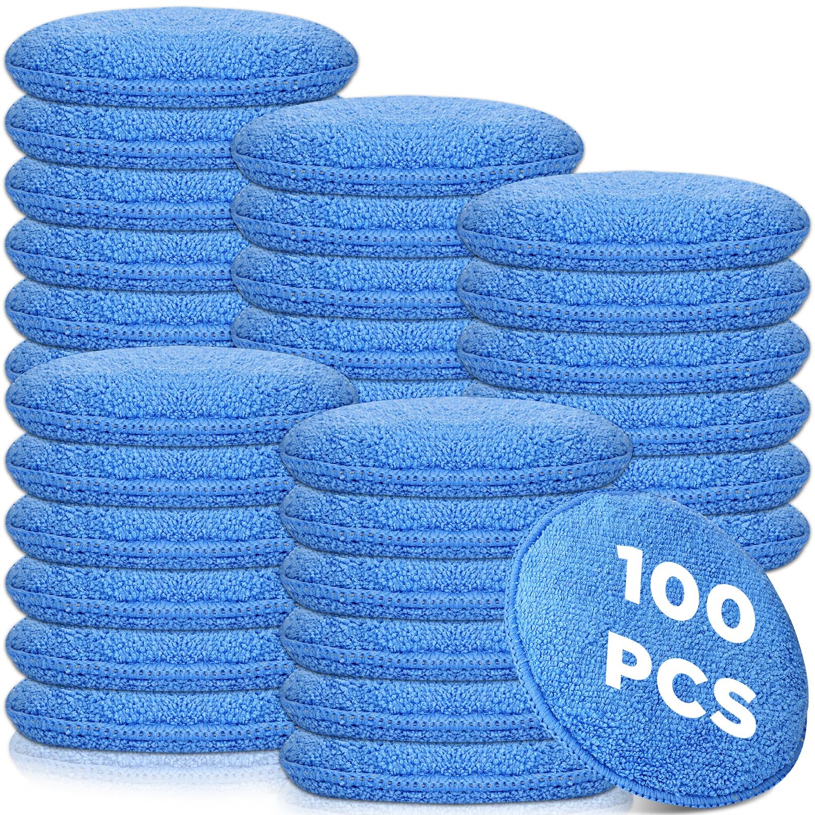 Amazon.com: Tanlade Car Detailing Microfiber Applicator Pad Wax ...