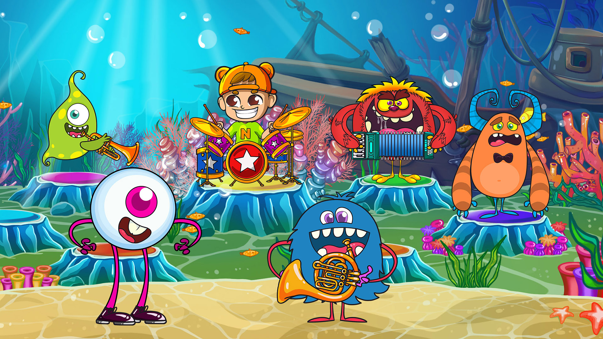 Vlad and Niki Music Learning Games for baby toddlers kids & Preschool ...