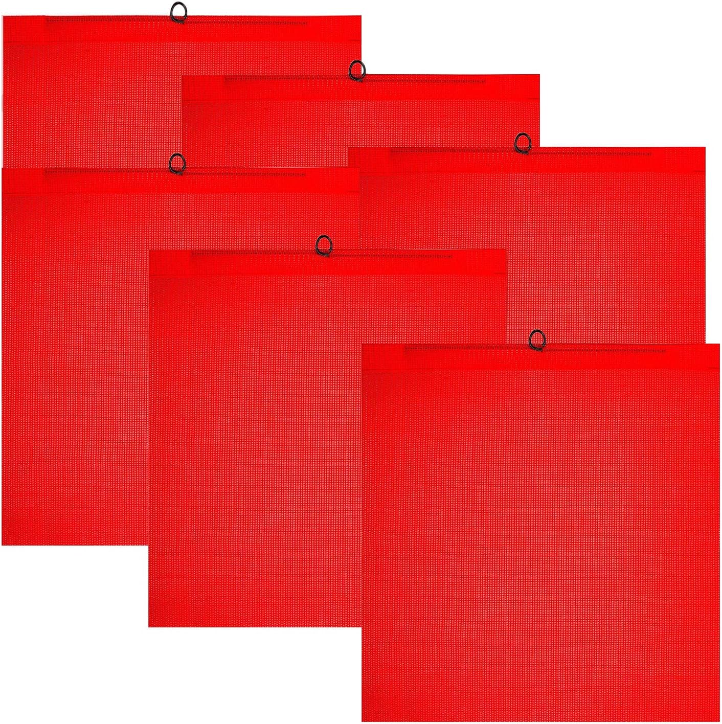 Amazon.com: 6 pcs trailer safety flag for Trucks Warning Flag with wire ...