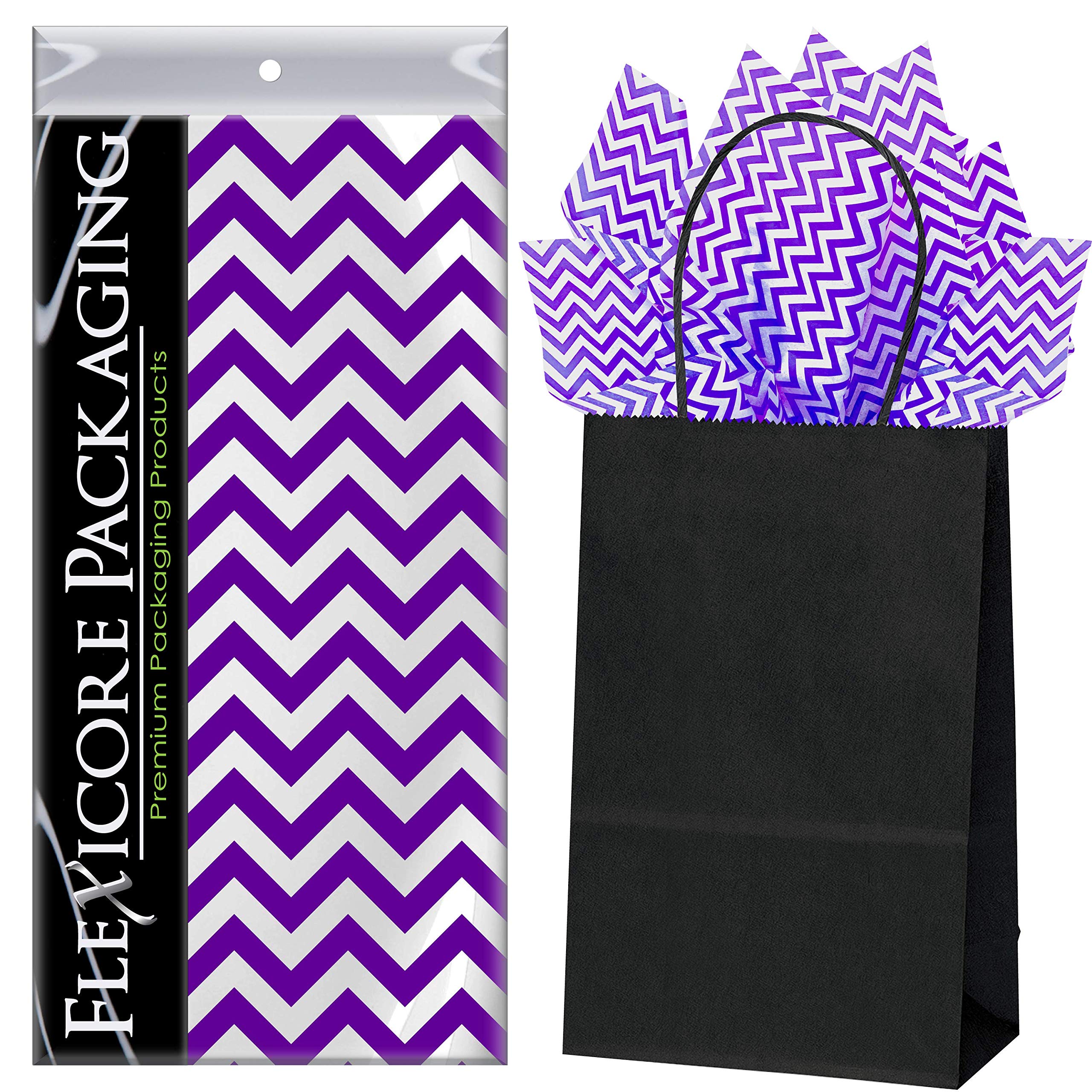 Purple Chevron Wrapping Paper