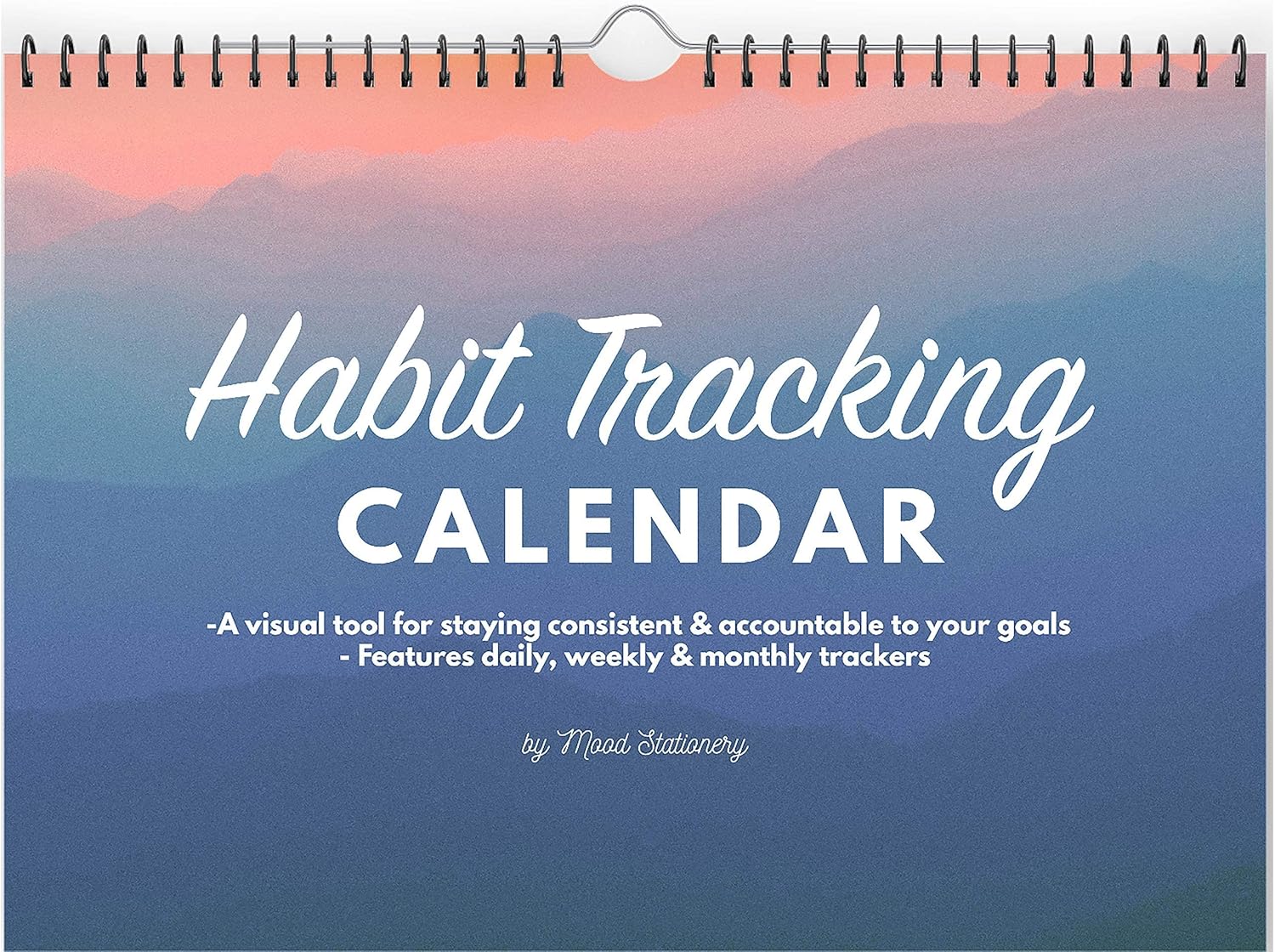 Habit Tracker Calendar A3 Size - Motivational Wall Calendar Planner for ...