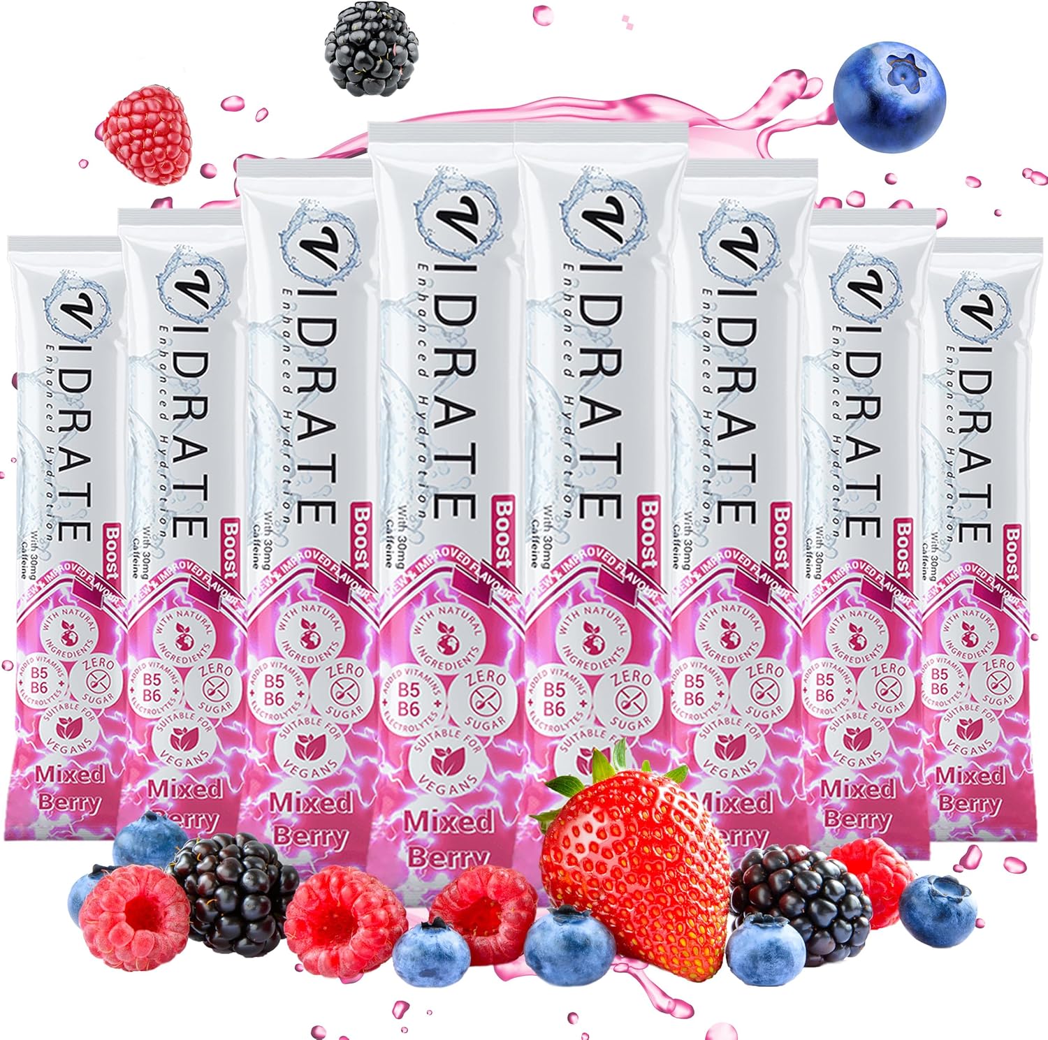 Electrolytes Powder - Hydration Sachets Packed with Vitamins - Zero ...