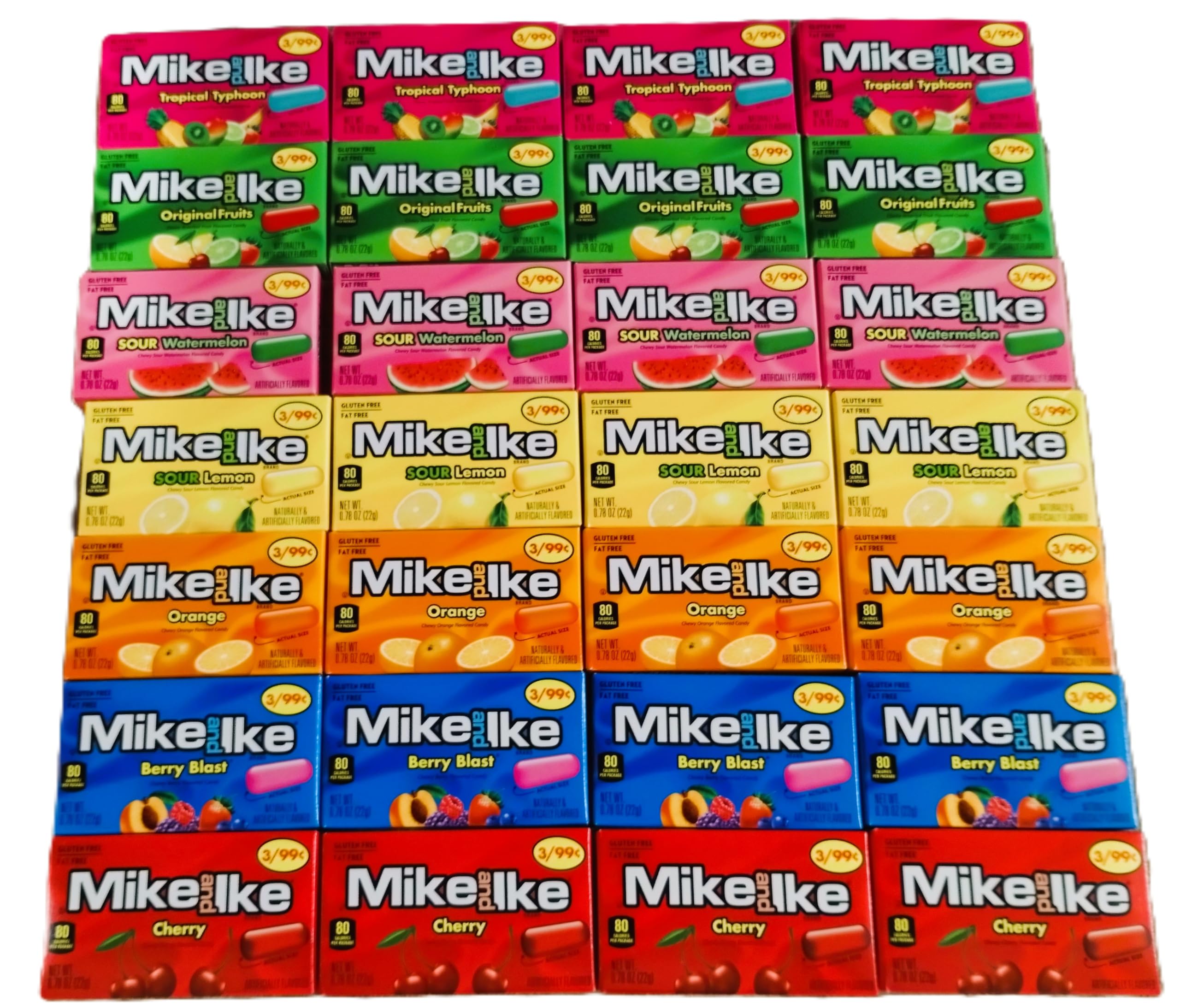 Amazon.com : DM Sweets Mike and Ike Assortment - 4 Boxes Each of ...