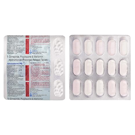 Gluconorm PG 1 - Strip of 15 Tablets : Amazon.in: Health & Personal Care