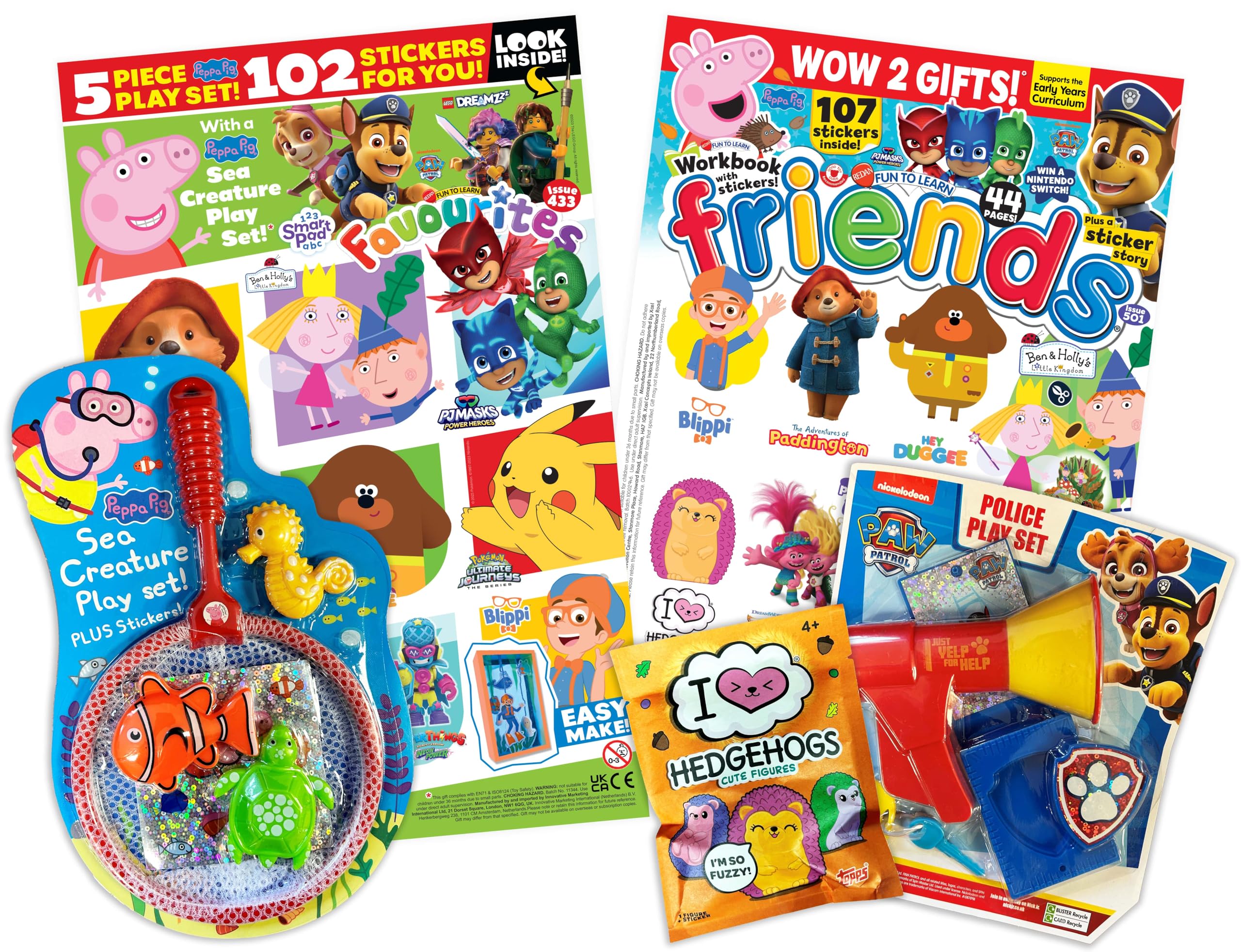 Fun To Learn Friends & Favourites Pack - 2x Magazines, 2x Gift Sets ...
