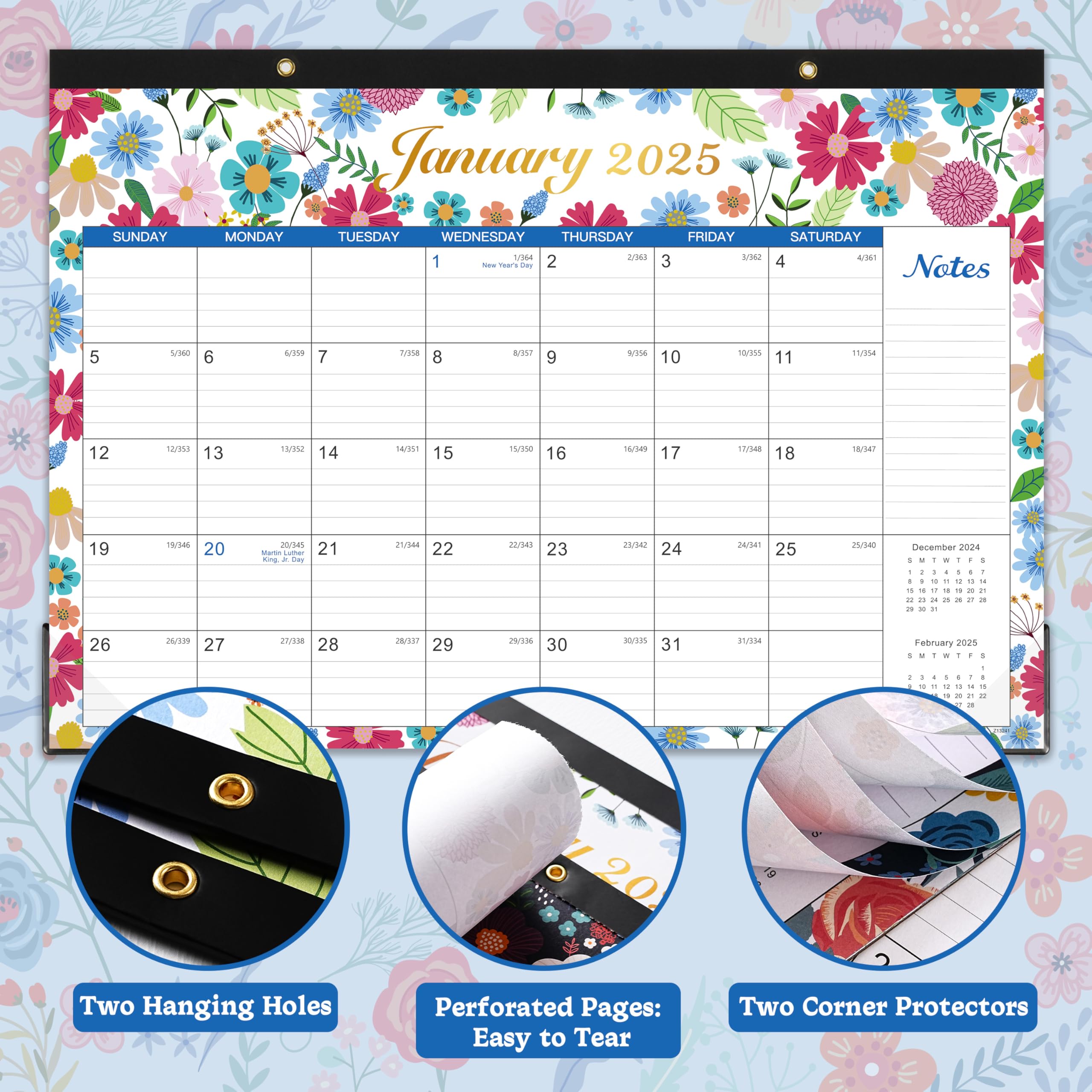 Snapklik.com : 2025 Desk Calendar - 2025 Calendar From January 2025 ...