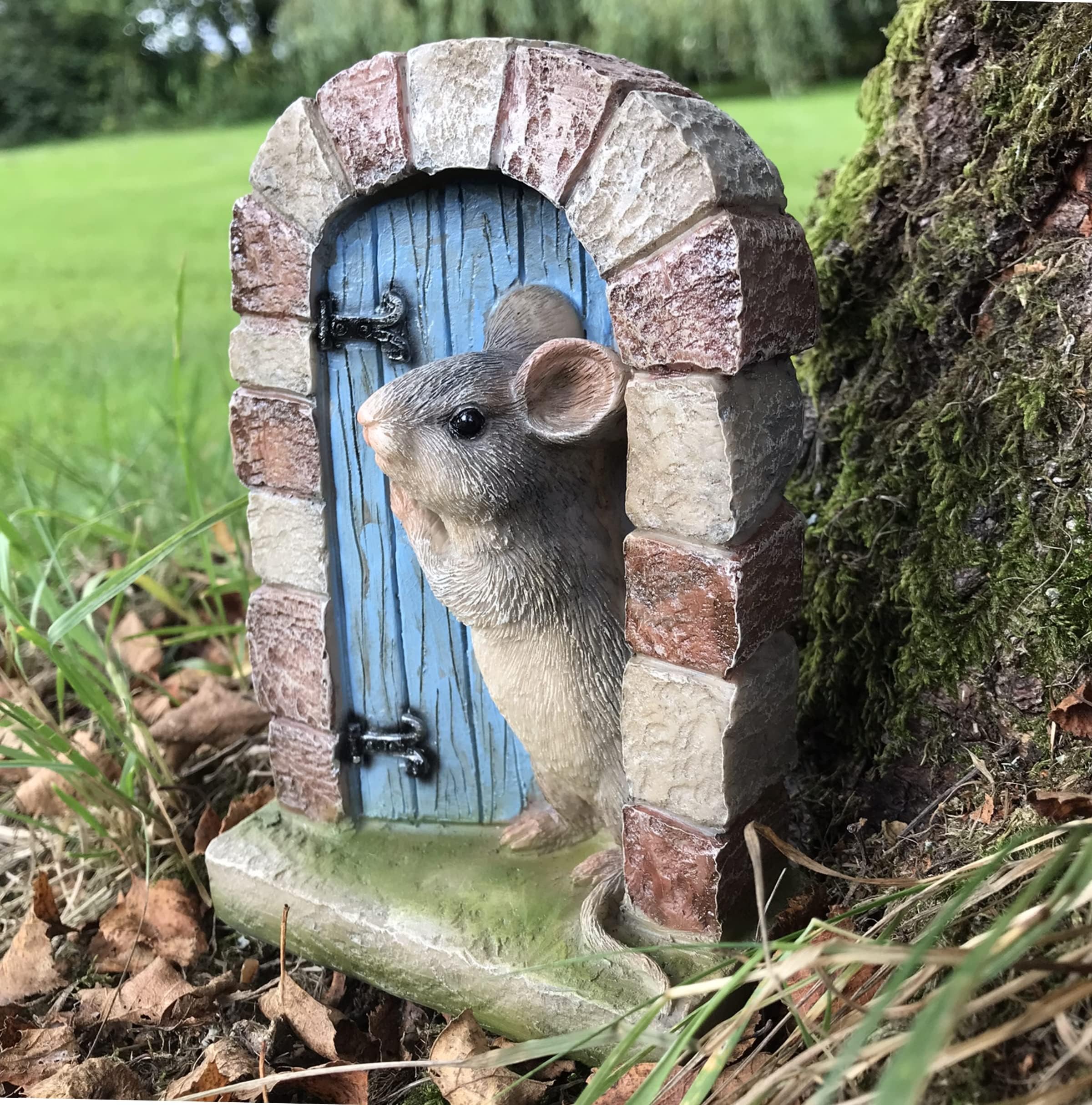 Cast Iron Mouse Home or Garden Ornament : Amazon.co.uk: Garden
