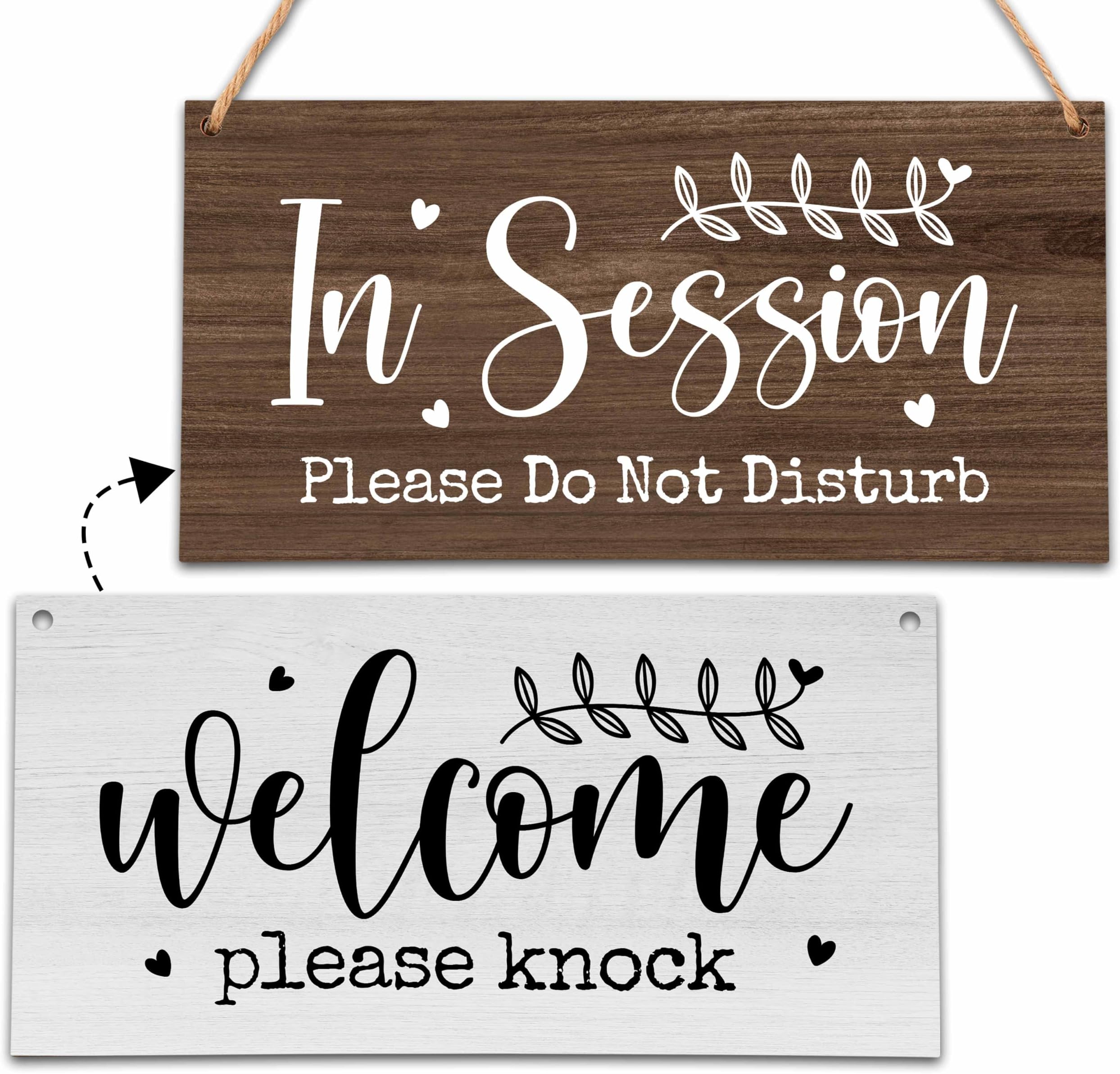 Amazon.com : Putuo Decor in Session Sign for Therapists, Do Not Disturb ...