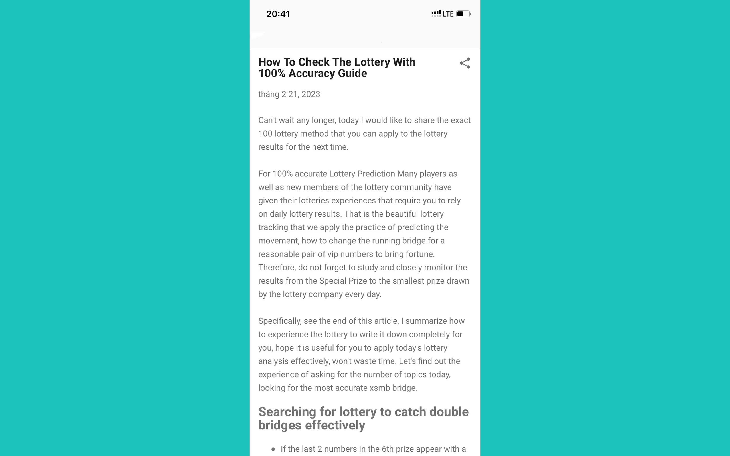 HOW TO CHECK THE LOTTERY WITH 100% ACCURACY GUIDE - App on Amazon Appstore