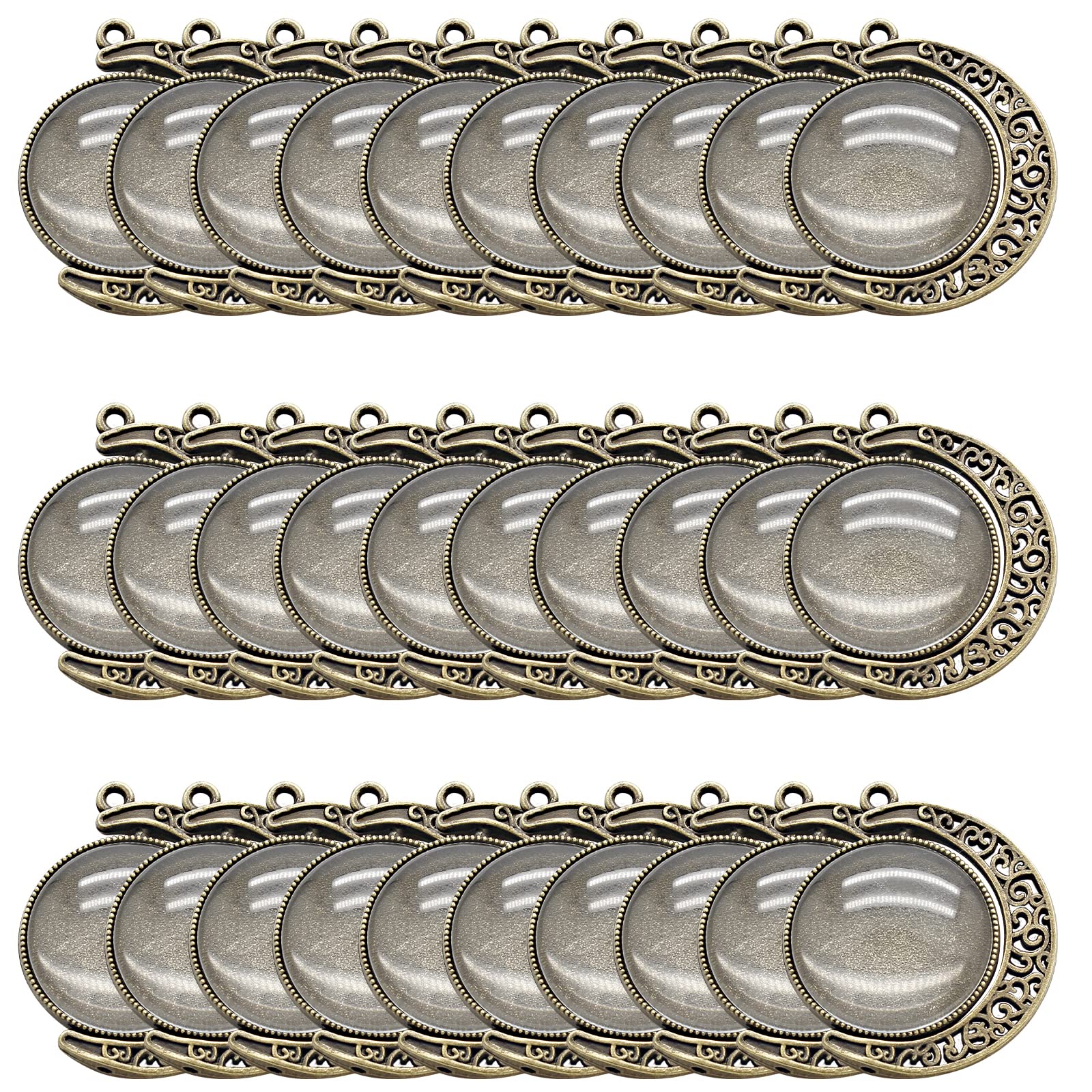 Amazon.com: Unlorspy 30Pcs 10Sets Moon Rotation Double Side Pendant ...