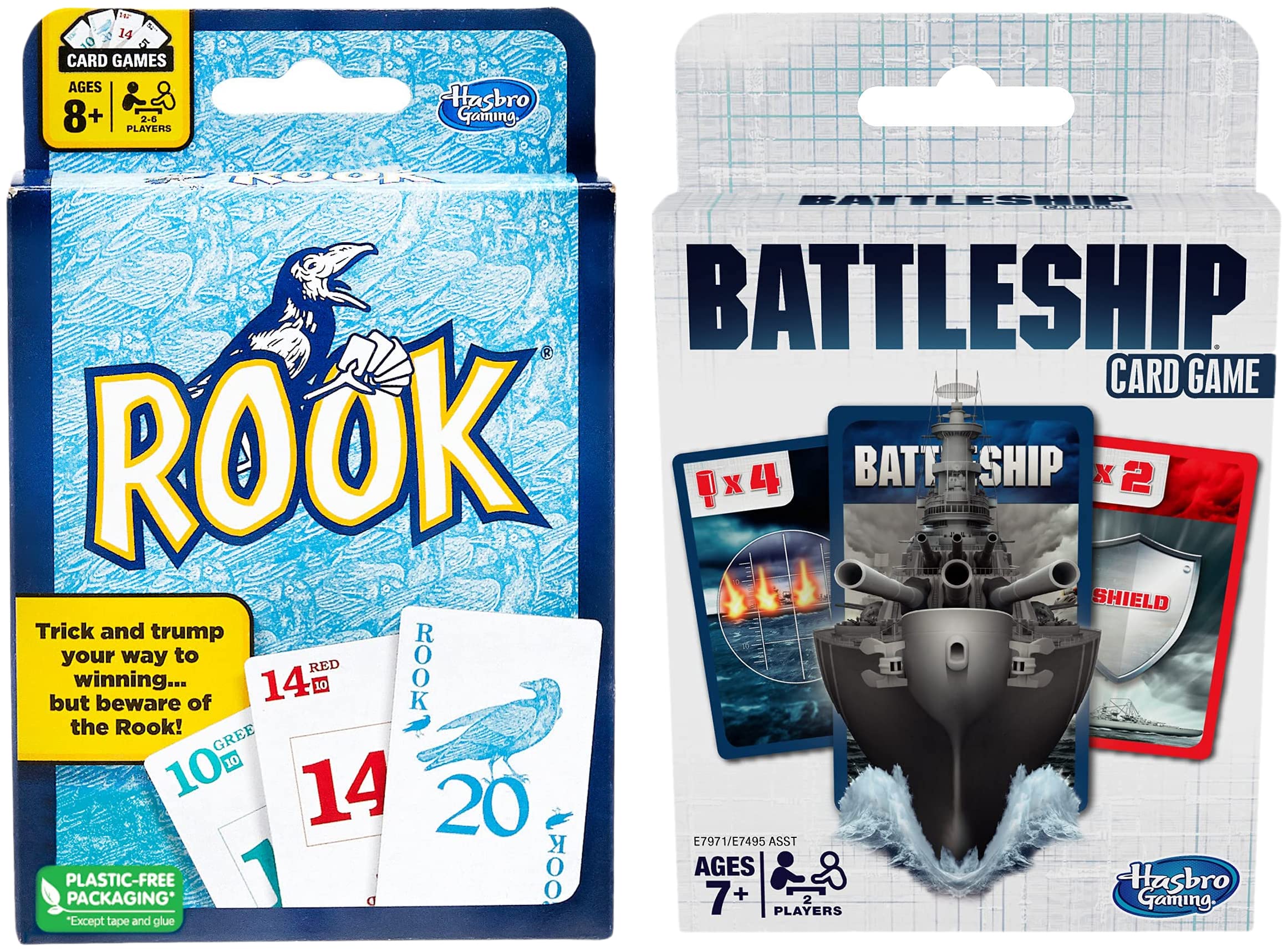 Hasbro Gaming Rook Card Game for Family & Kids, Multicolor&Hasbro ...