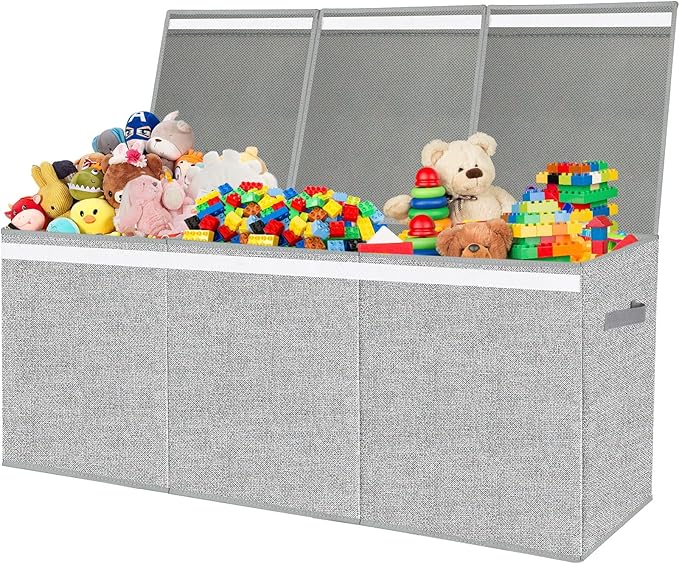 Amazon.com: Pantryily Extra Large Toy Box for Girls Boys - Collapsible ...