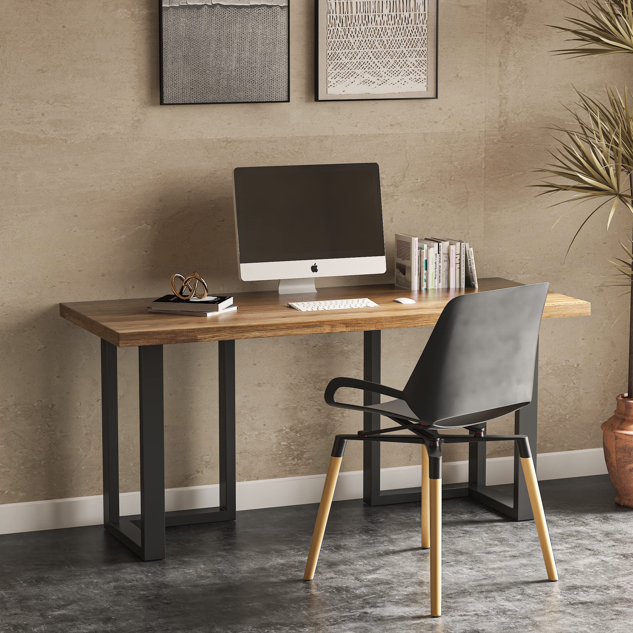 Snapklik.com : Lendpea Square Metal Table Legs Heavy Duty Desk Legs For ...