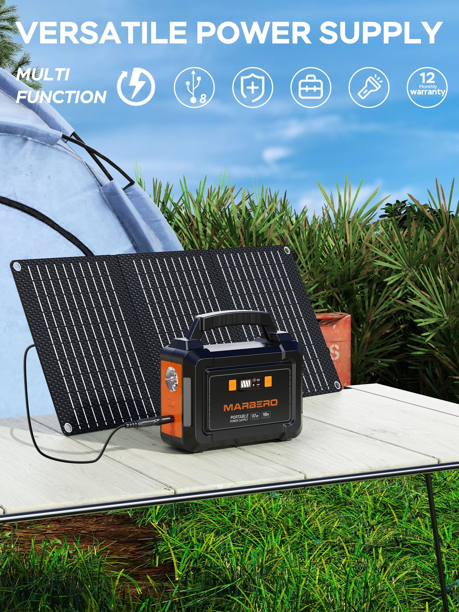 MARBERO Solar Generator 1...B0CQ1KXZGG | Encarguelo.com.ve