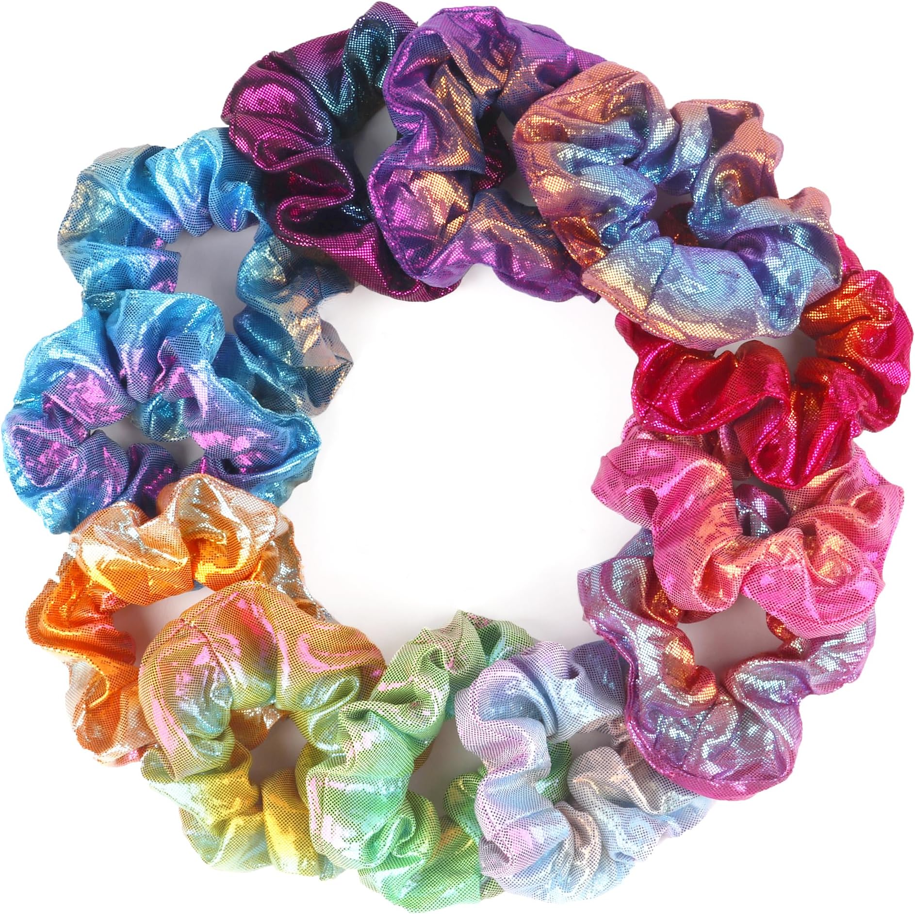 Amazon.com : 12 Pcs Scrunchies for Girls, Cute Bulk Hair Scrunchies ...