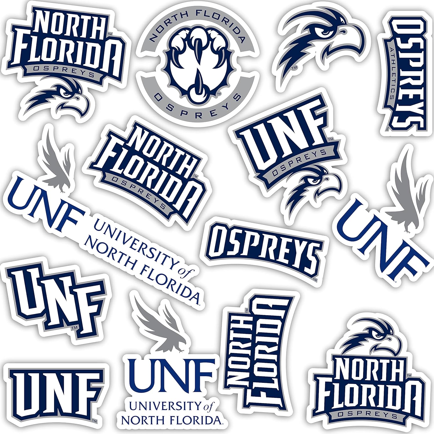 Amazon.com: Desert Cactus University of North Florida Sticker Ospreys ...