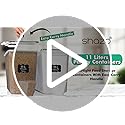 Shazo 2 PC (11L | 372 oz) Flour Sugar Storage Containers with Easy ...