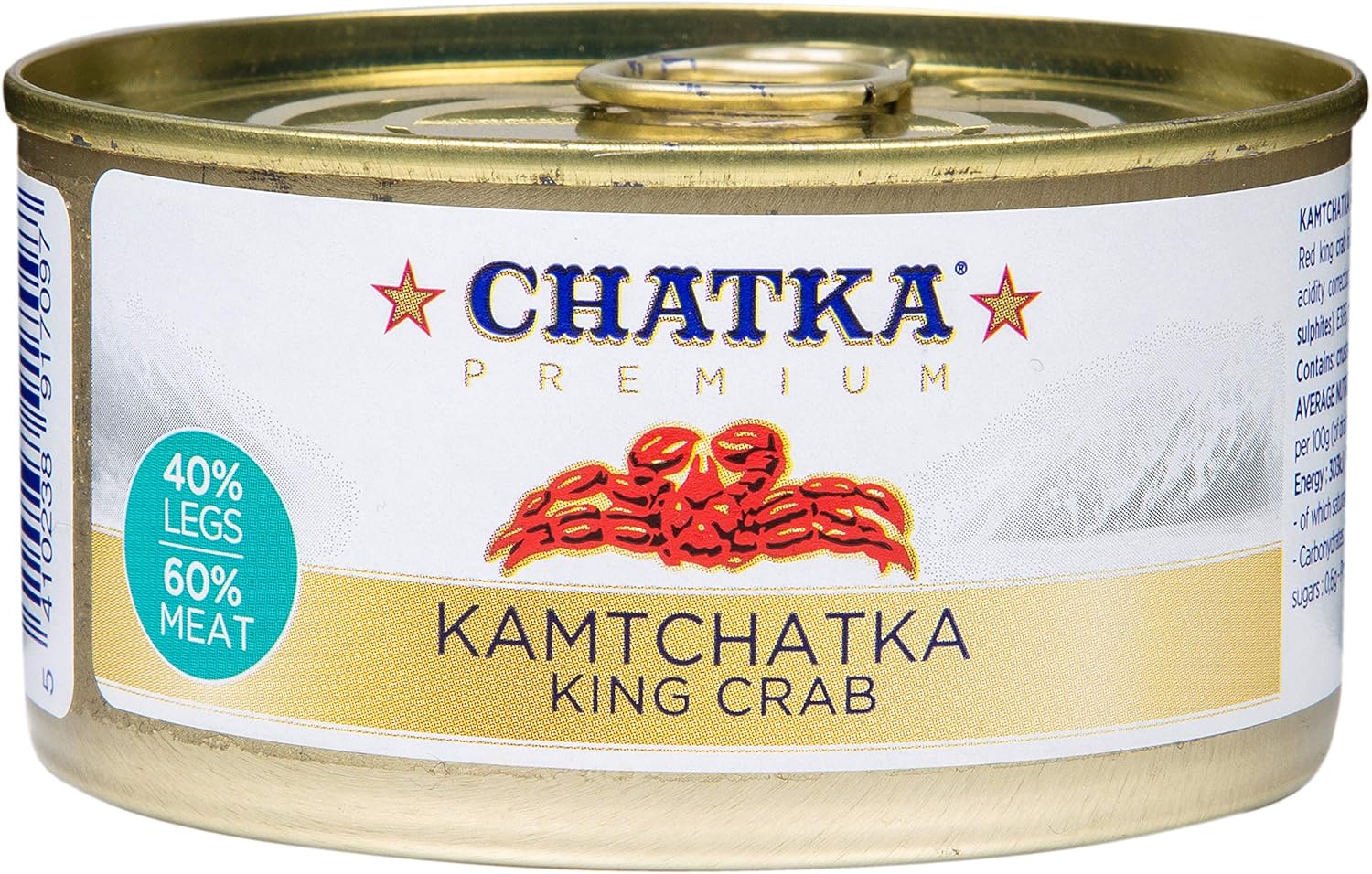 Chatka Kamtchatka King Crab 40% leg 40% meat, 110 g : Amazon.co.uk: Grocery