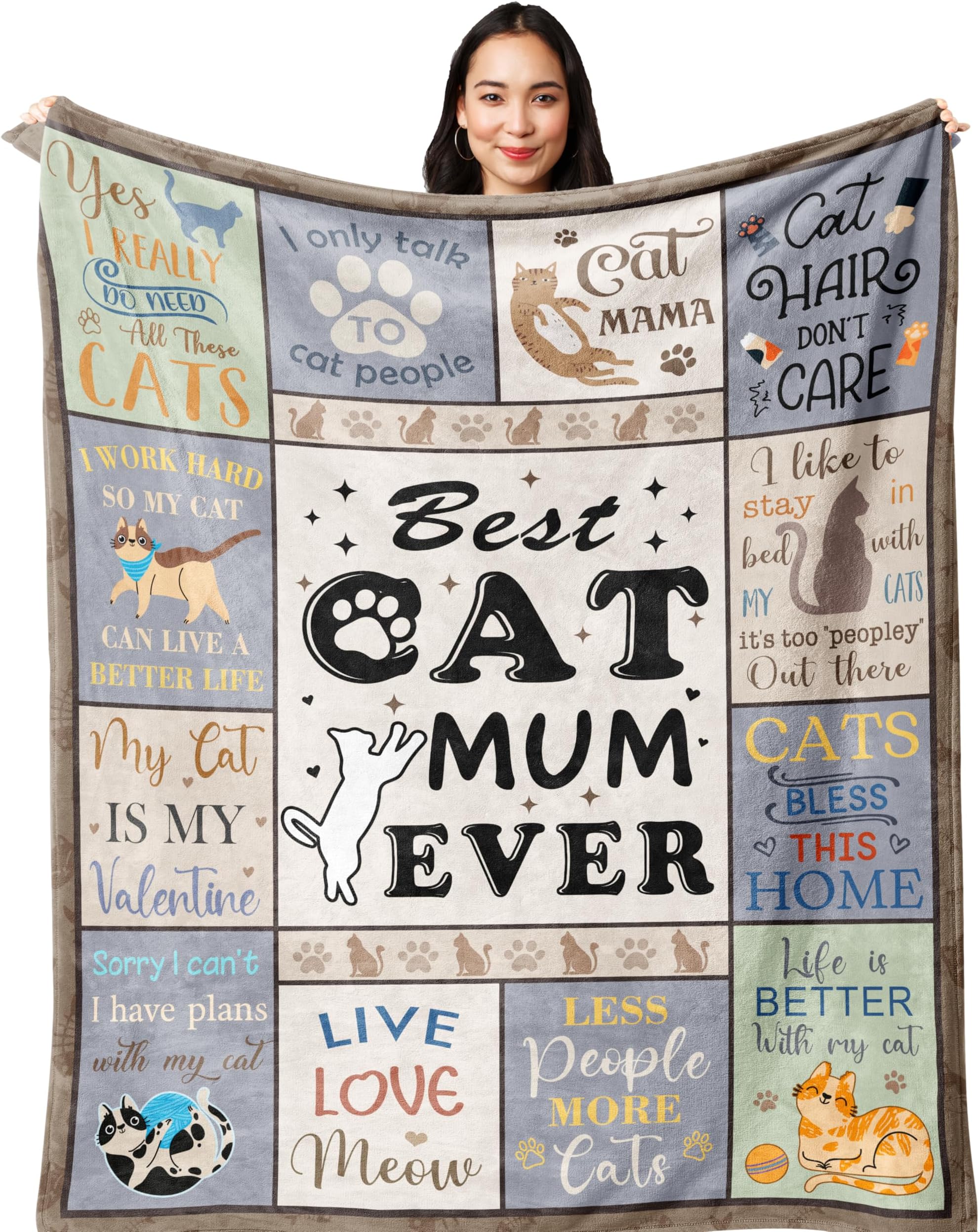 Cat Gifts for Women, Gifts for Cat Lovers, Cat Mum Gifts, Cat Lovers ...