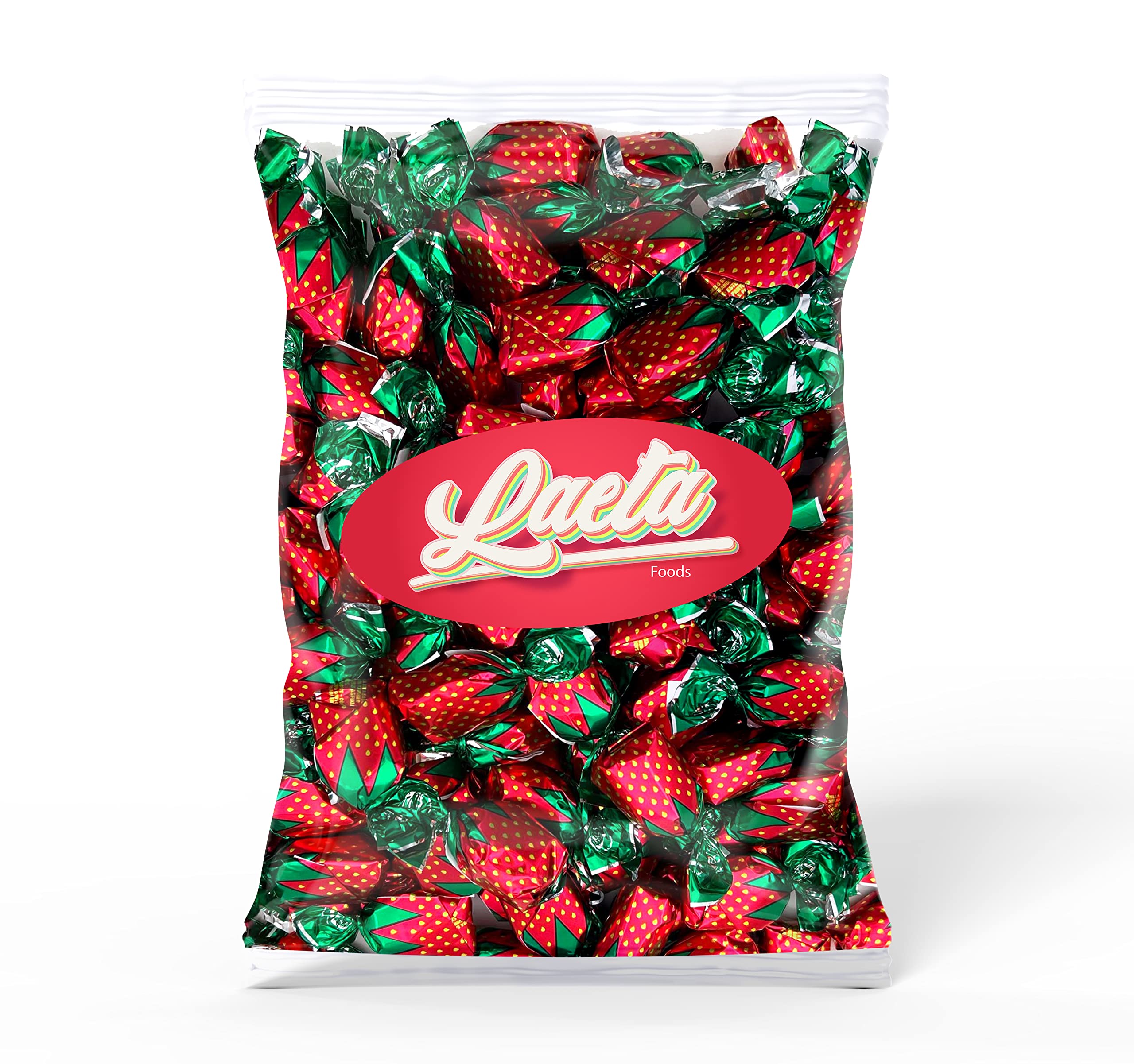Snapklik.com : Arcor Strawberry Filled Bon Bons Hard Candy, Bulk Candy
