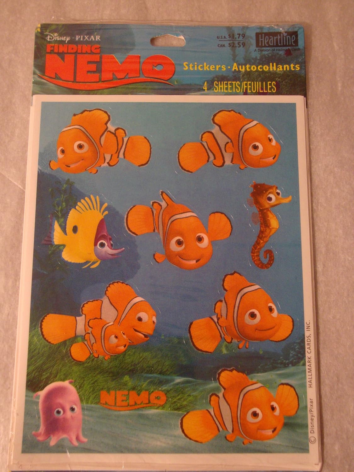 Amazon.com: Disney's Finding Nemo Stickers : Toys & Games