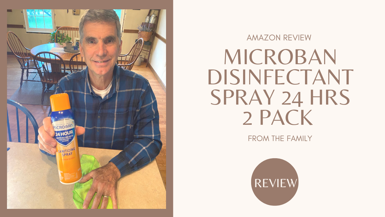 Watch Microban Disinfectant Spray 24 Hours Sanitizing 2 can Review on ...