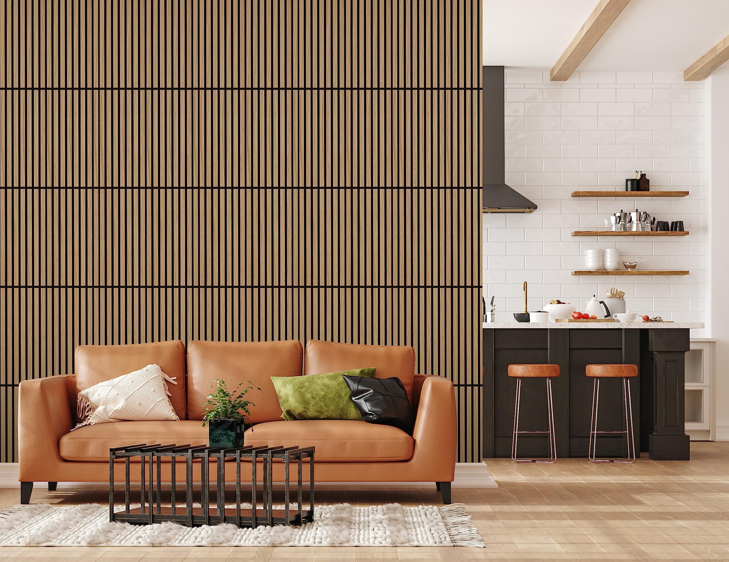 DIY HER Way Pole Wrap – Wood Wood Panels for Walls 110 cm x 60 cm ...