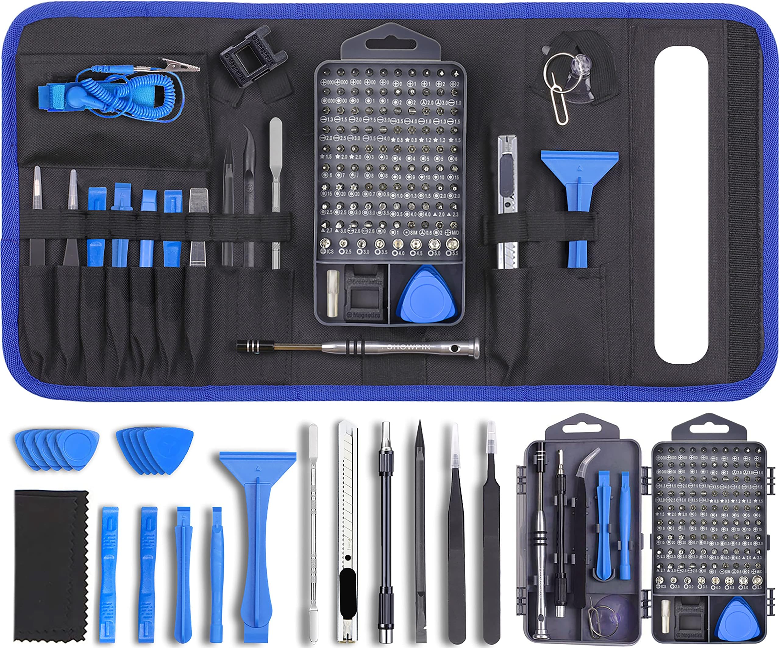 Amazon.com: 80 IN 1 Computer Repair Tool Kit with Magnetic Mat ...
