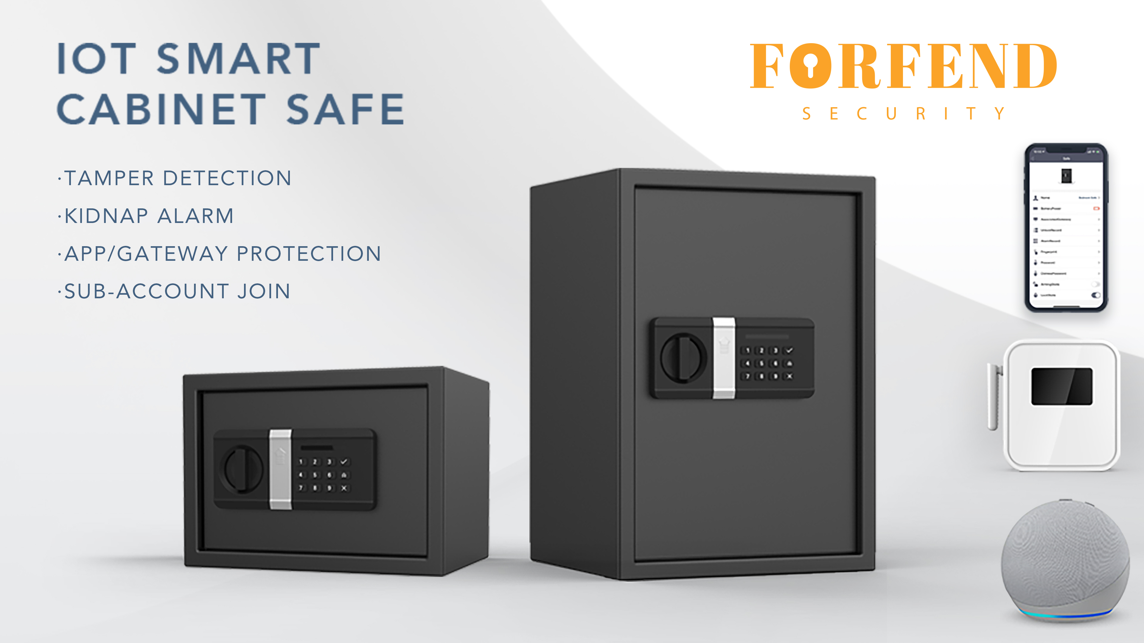 Watch FORFEND Smart Safe Box Large Home Safe Biometric Fingerprint on ...