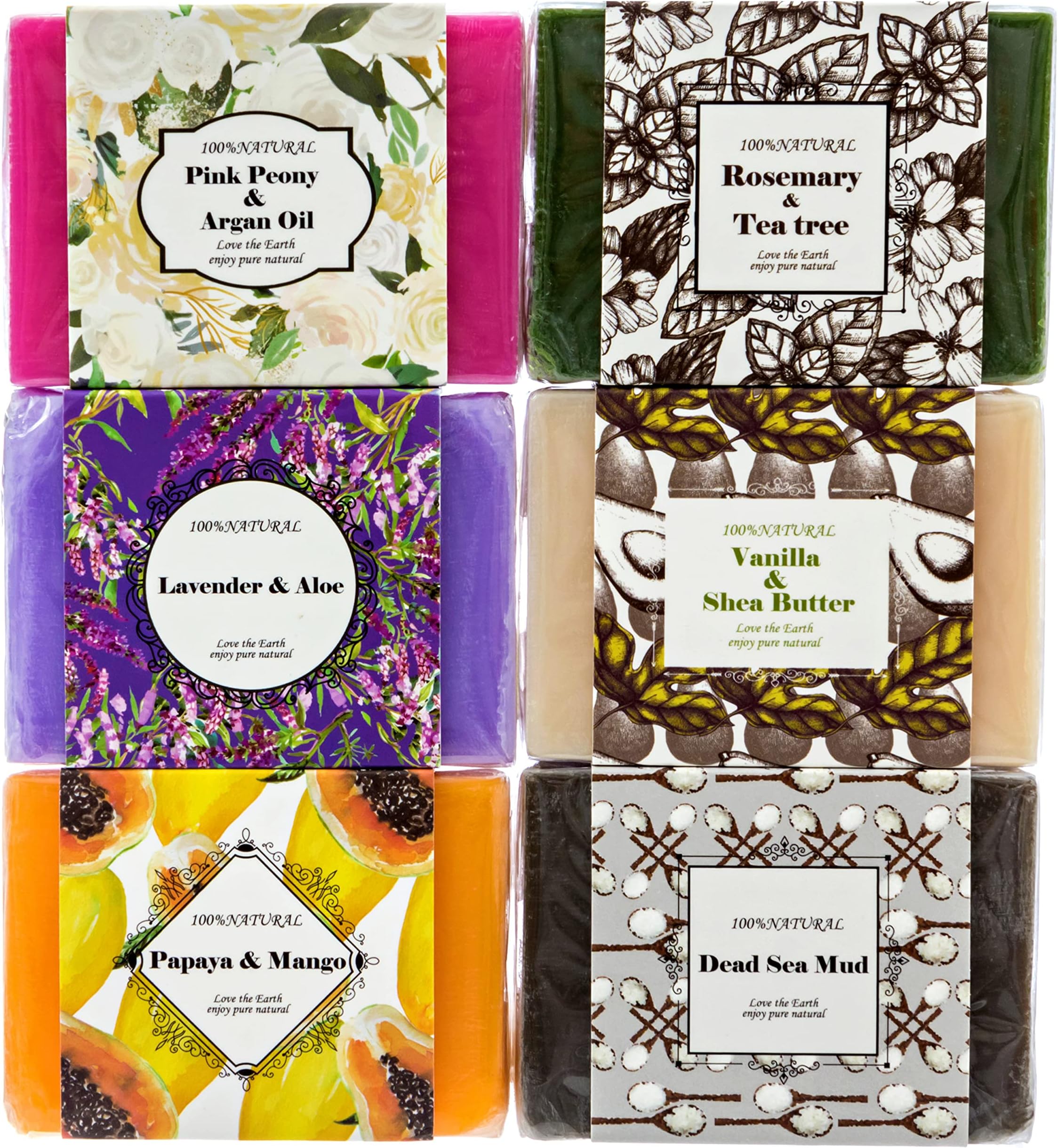 Amazon.com : Natural Handmade Essential Oil Artisan Soap Bars ...