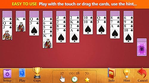 Easy Spider Solitaire:Amazon.co.uk:Appstore for Android