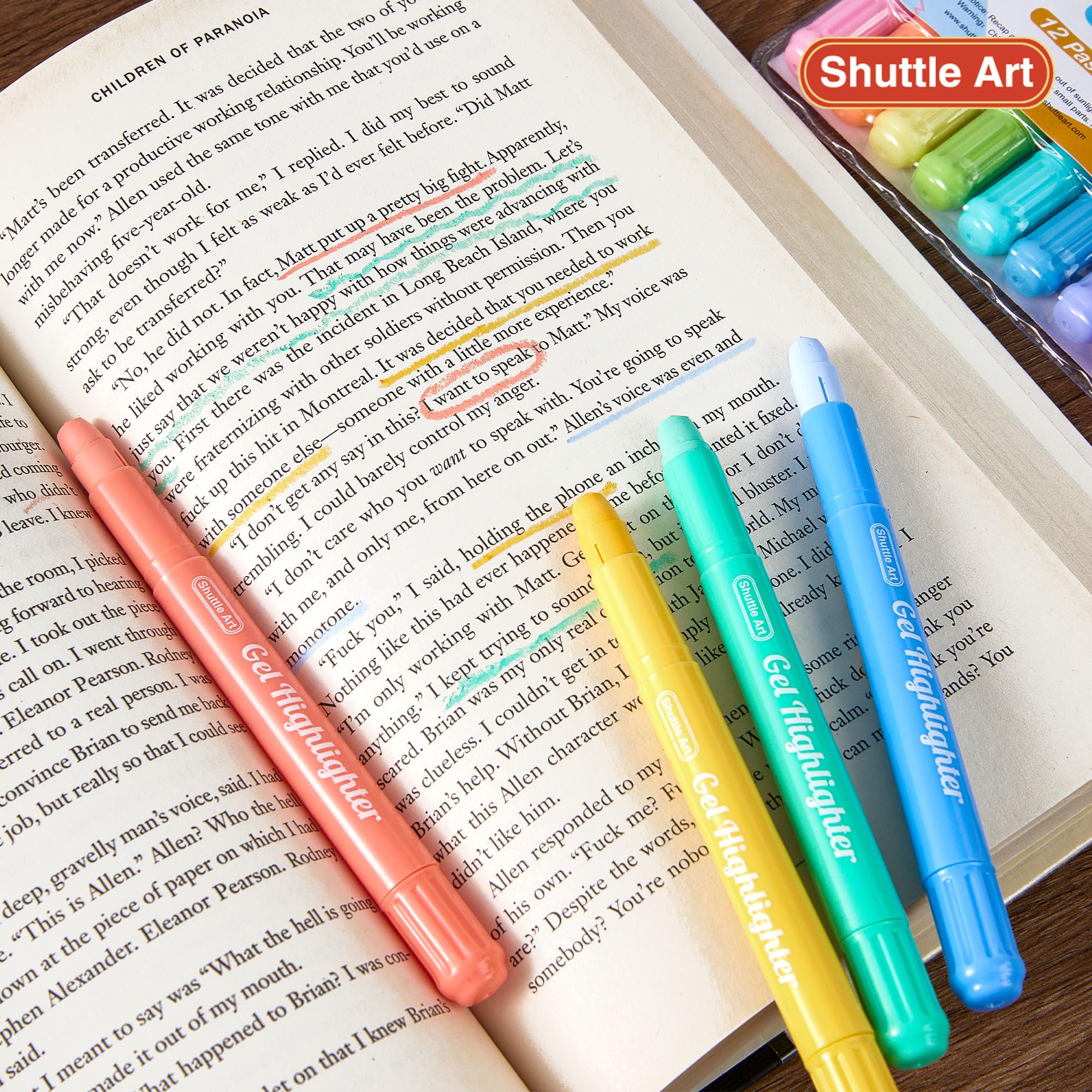 Snapklik.com : Bible Highlighters And Pens No Bleed, 12 Pastel Colors ...