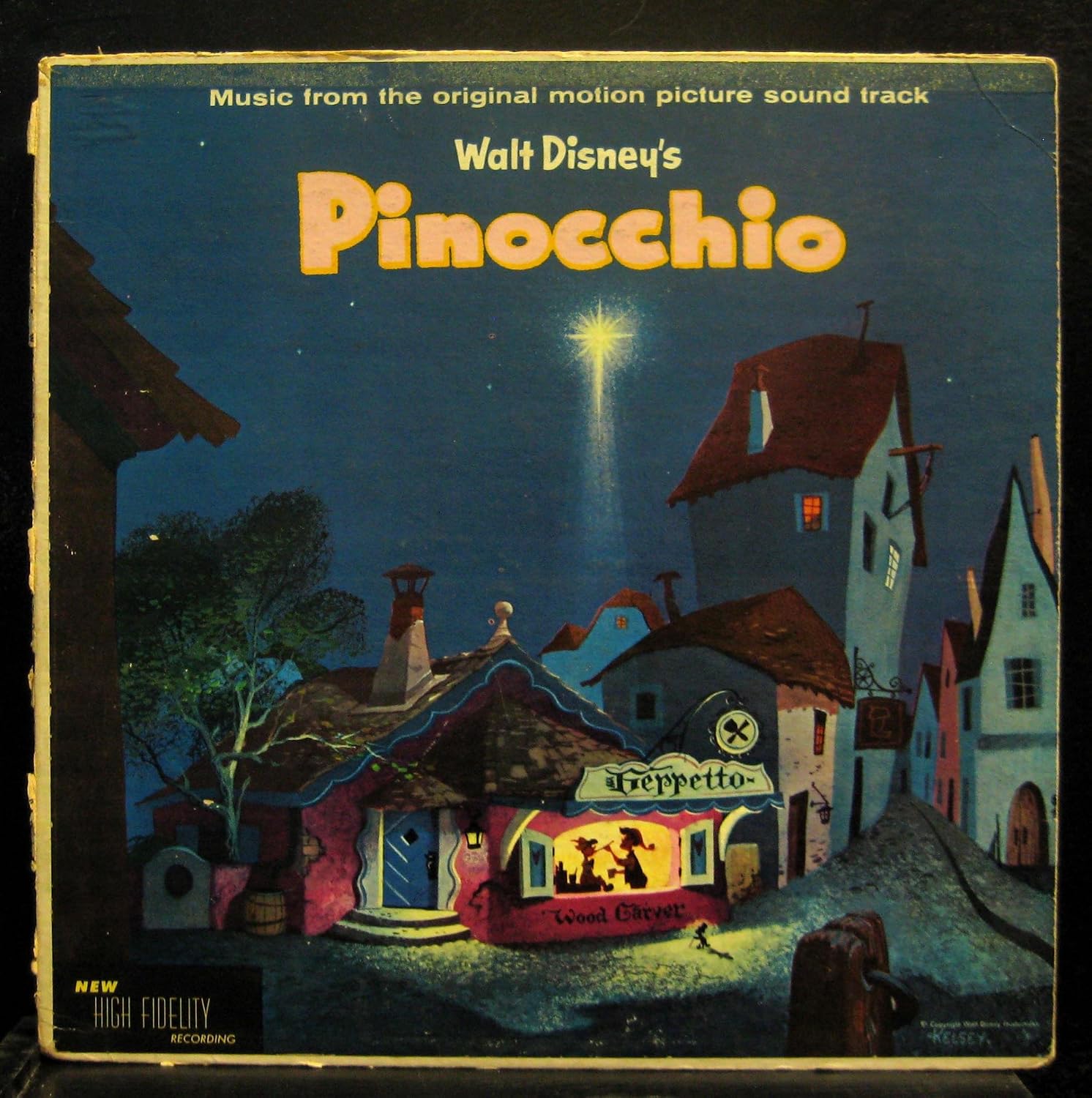 Amazon.com: Walt Disney Soundtrack Pinocchio vinyl record: CDs & Vinyl