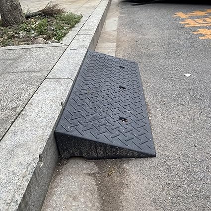 Amazon.com: WORDFUN Car Slope Ramp, Heavy Duty Rubber Curb Ramp, High ...