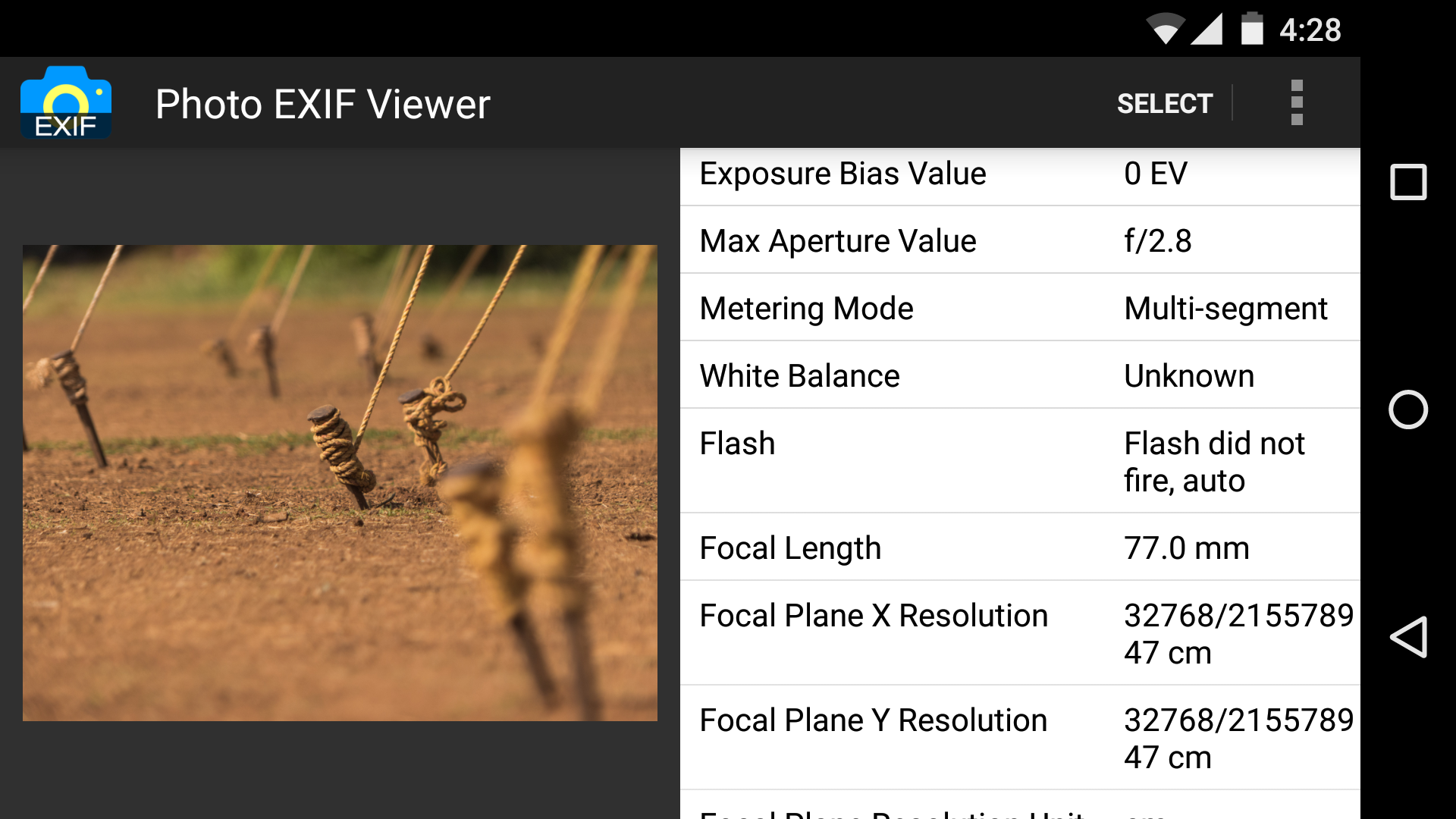 Photo EXIF viewer - App on Amazon Appstore