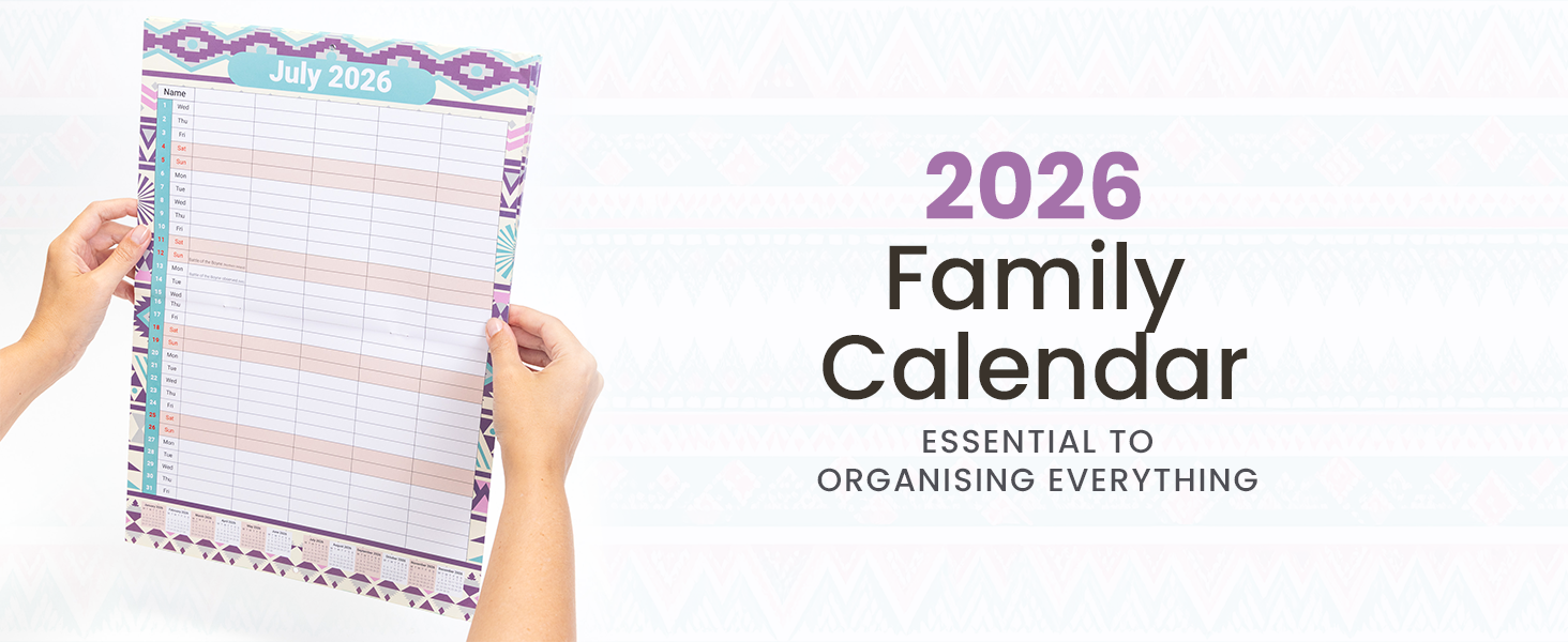 Family Planner 2026 2026 Family Organiser Month To View Calendar Wall ...