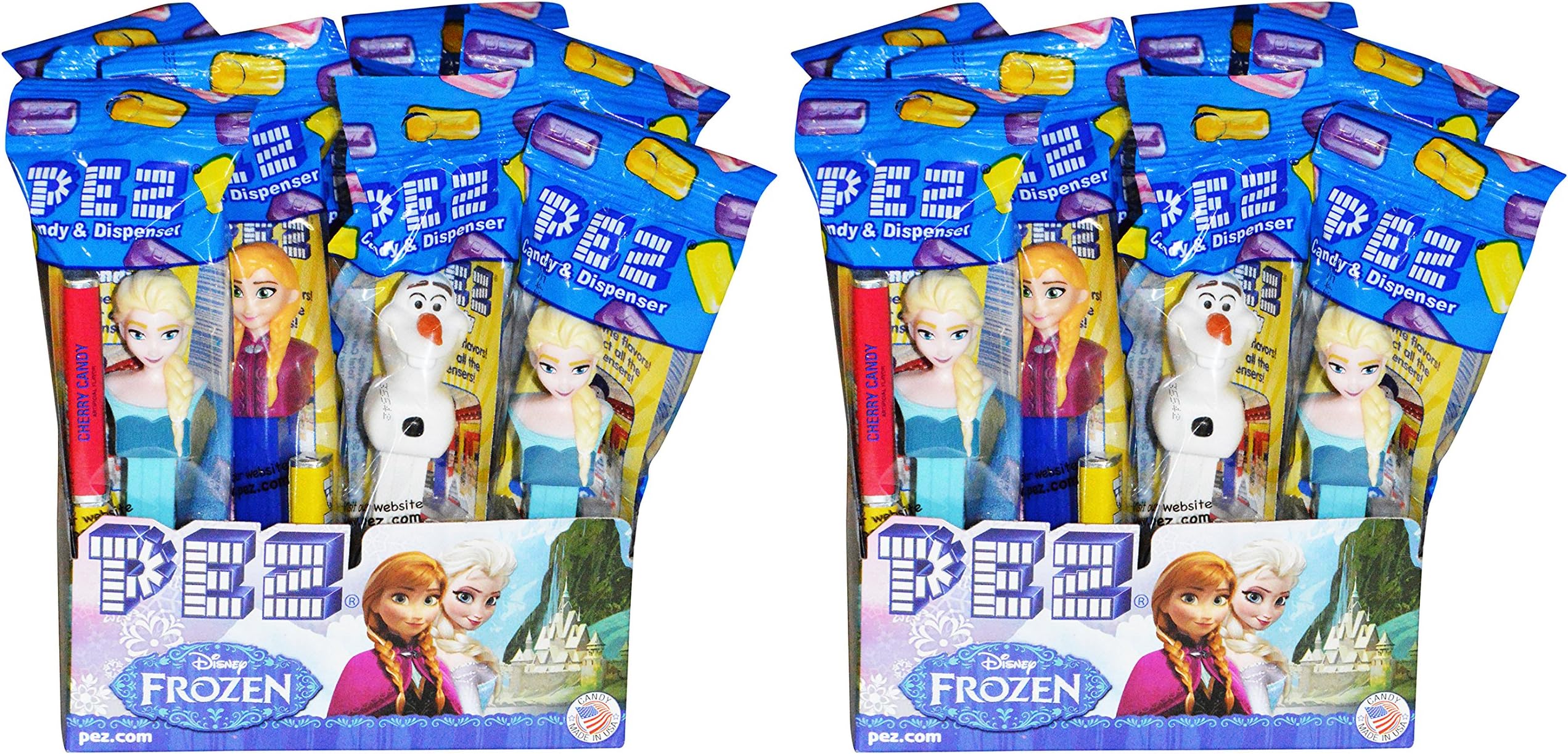 Amazon.com : Disney Mickey Pez Dispensers (Pack of 12) : Hard Candy ...