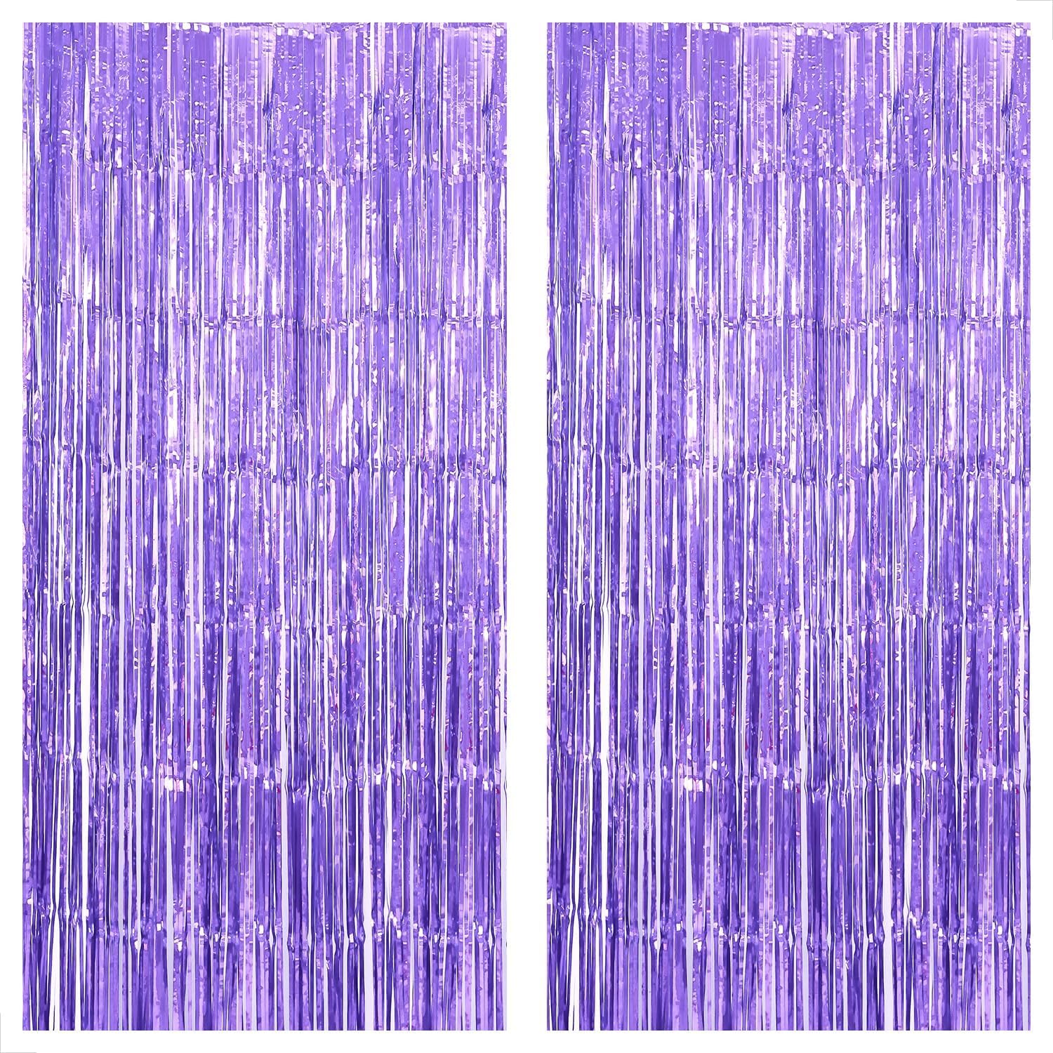 Amazon.com: KatchOn, XtraLarge Light Purple Fringe Backdrop - 3.2x8 ...