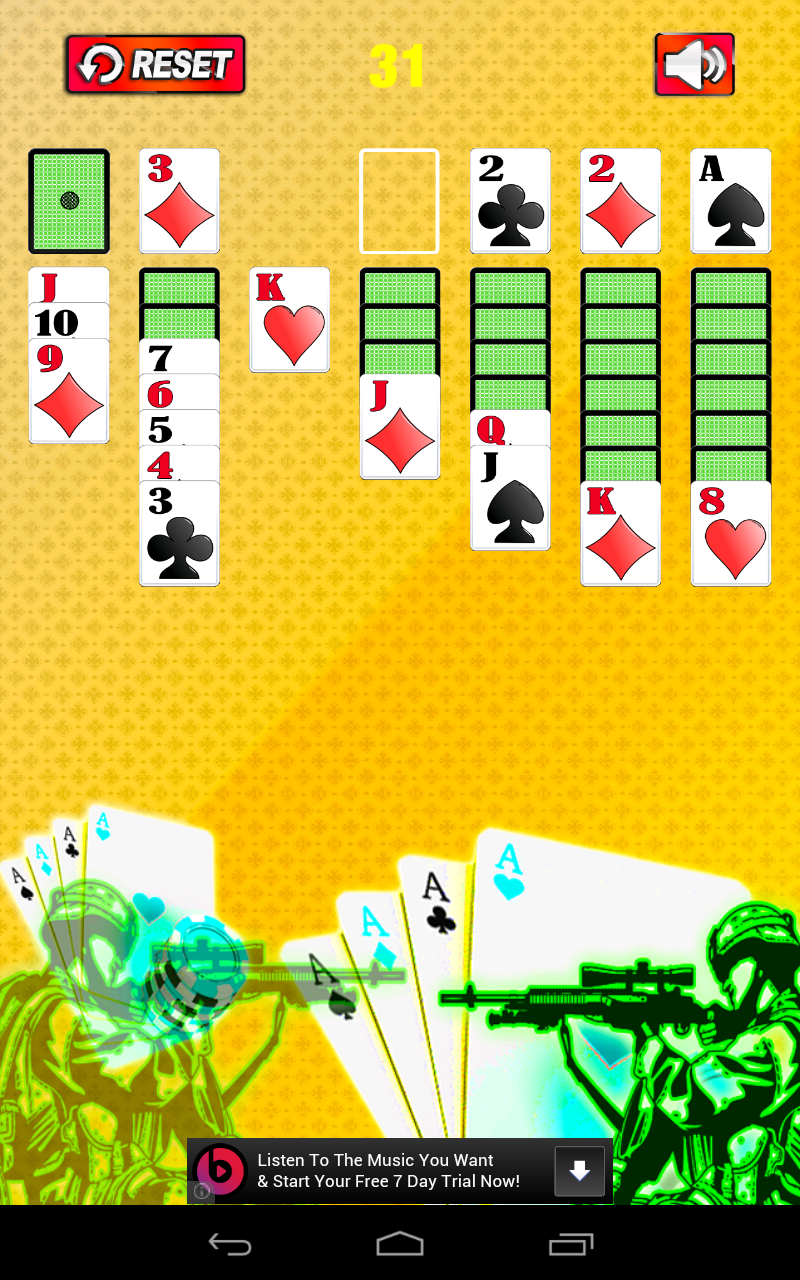 Solitaire Games Free Cards Soldiers Shooting Range-Amazonアプリストアのアプリ