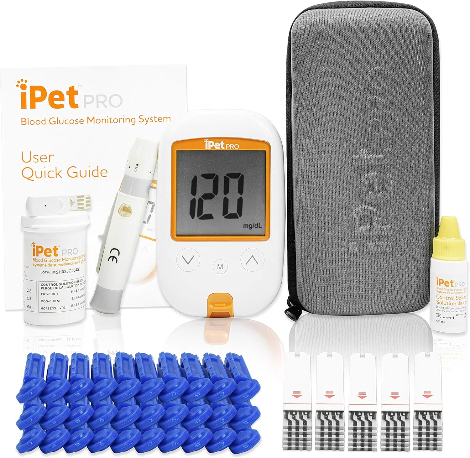 Amazon.com : iPet PRO Blood Glucose Monitoring System Designed for Dogs ...