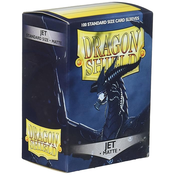 Buy Dragon Shield Standard Size Sleeves – Matte Jet 100CT - Card ...
