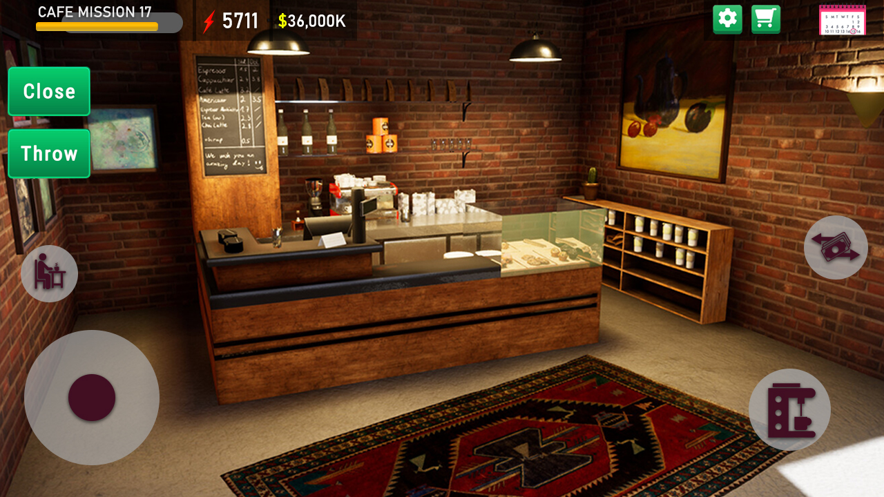 Realistic Coffee Shop Mobile Game Simulator 3D: Coffee Shop Foods and ...