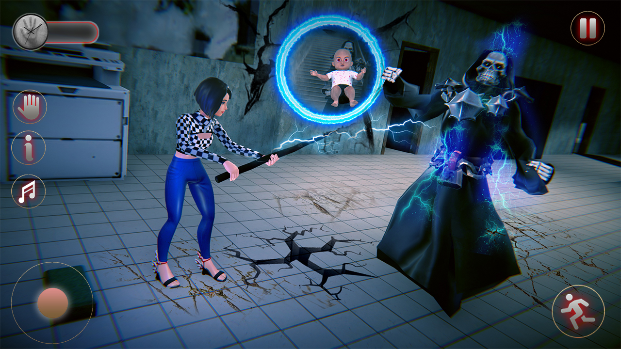 Scary Baby in Horror Yellow House – Scary Granny Baby Survival ...