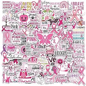 Amazon.com: DECORRECOR 100 pcs Pink Stickers Aesthetic, Preepy Stickers ...