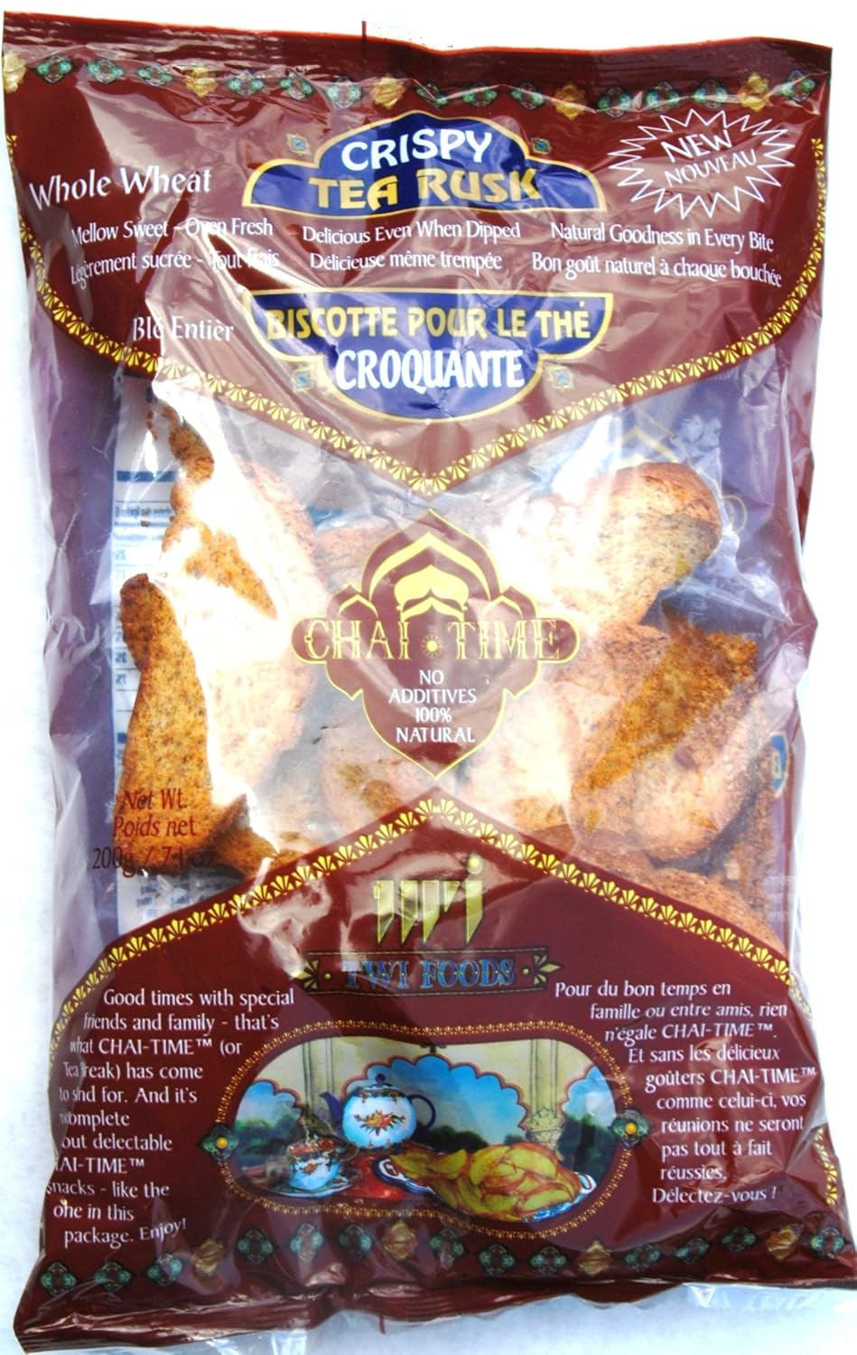 Amazon.com : Crispy Tea Rusk (Wheat) 200g : Indian Food : Grocery ...