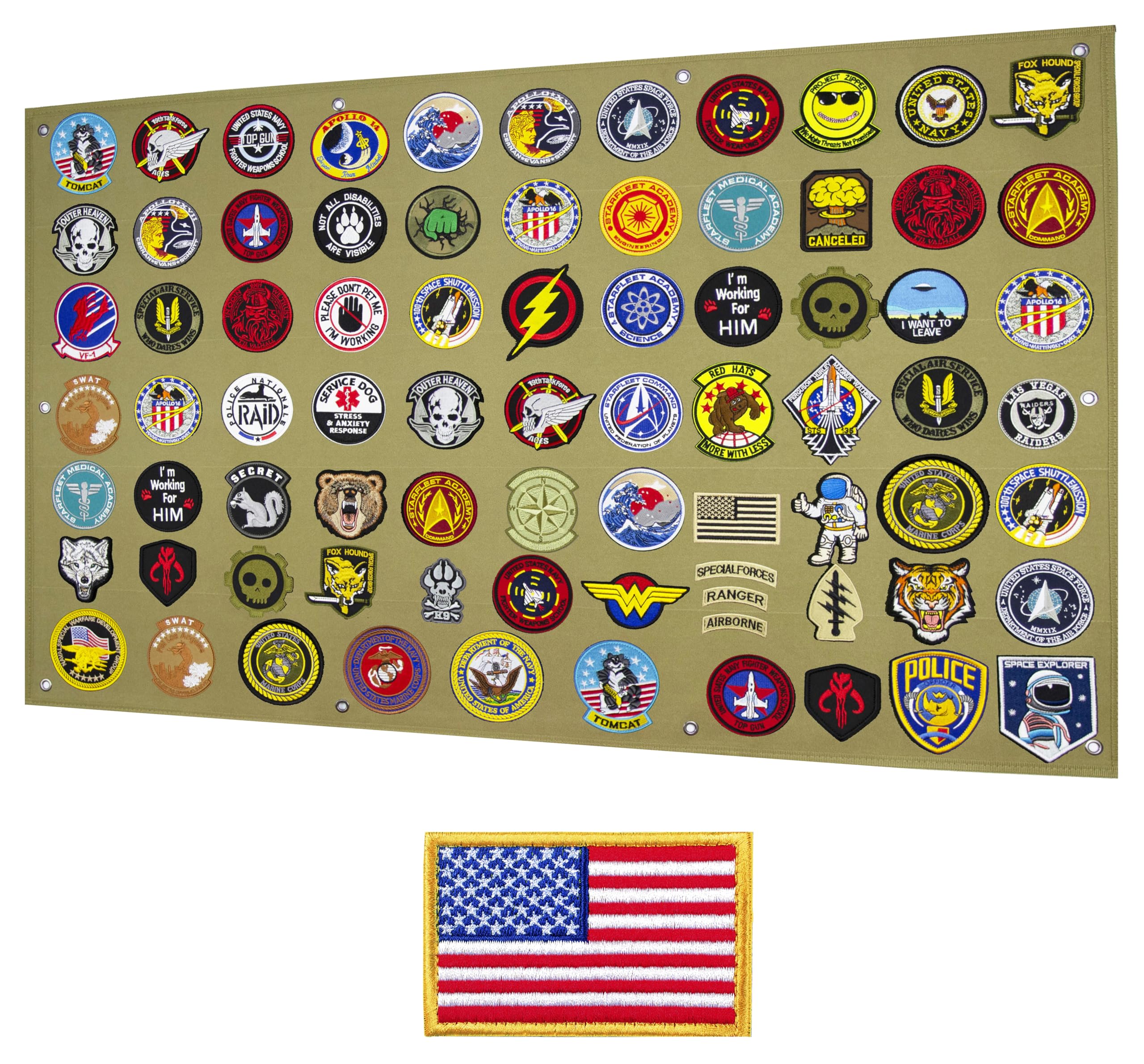 Amazon.com: Tactical Patch Display Panel Holder Board for Military Army ...