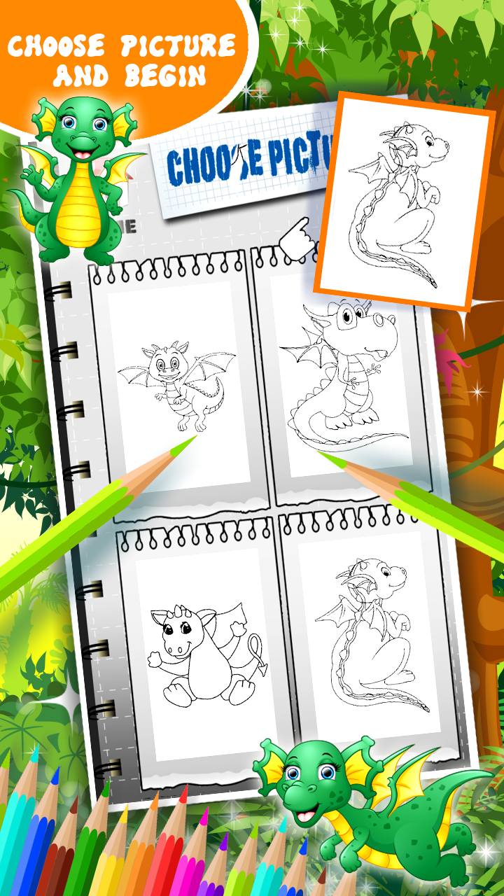 Dragon Coloring Book - App on Amazon Appstore