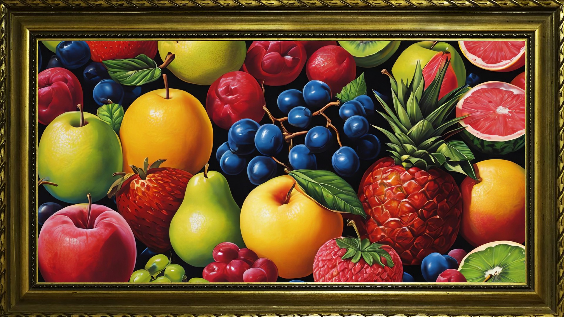 Stunning Painting Art Screensaver, Framed Painting TV Wallpaper ...