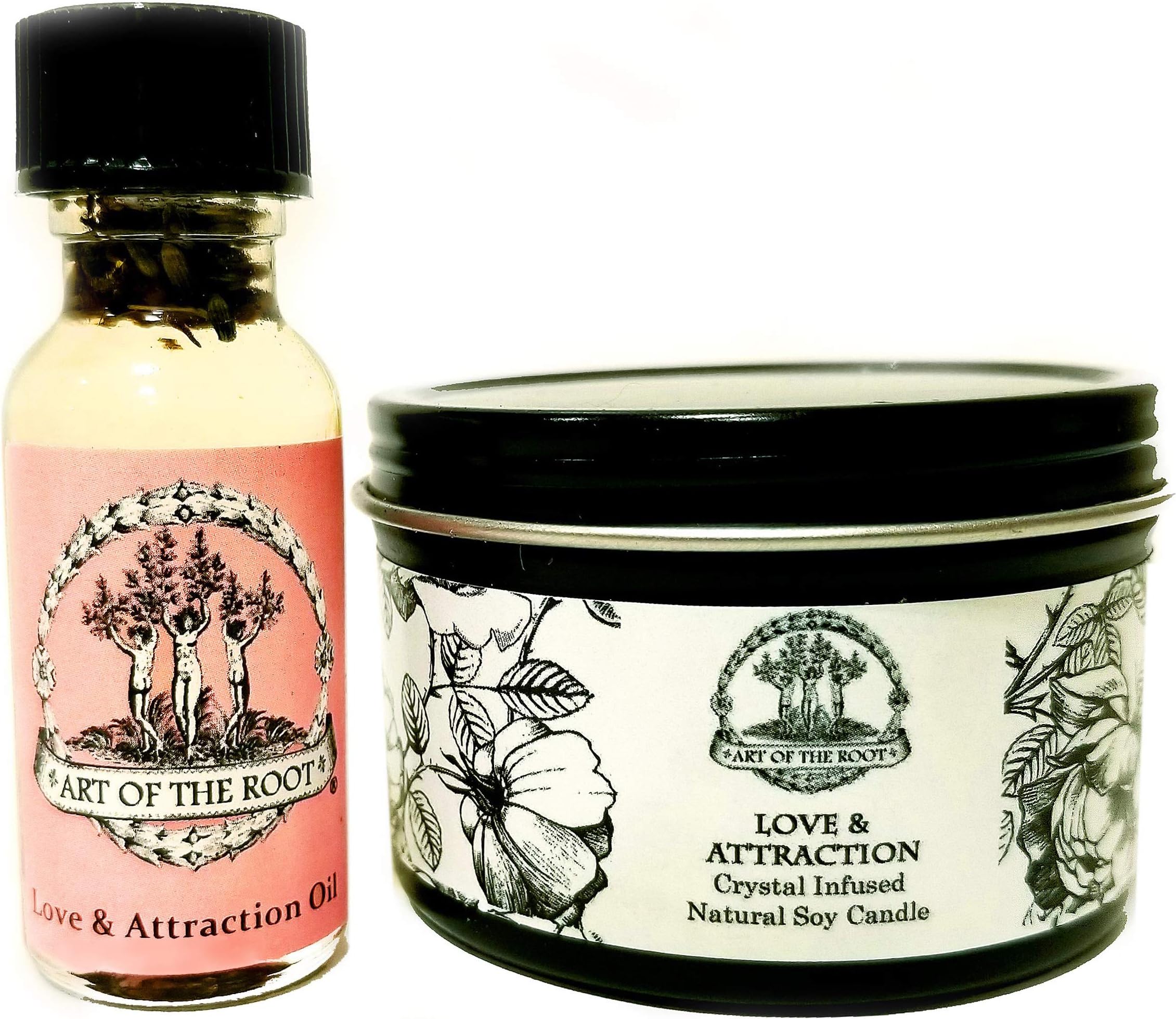 Amazon.com: Love & Attraction Mini Spell Set | 4 oz Soy Candle with a ...