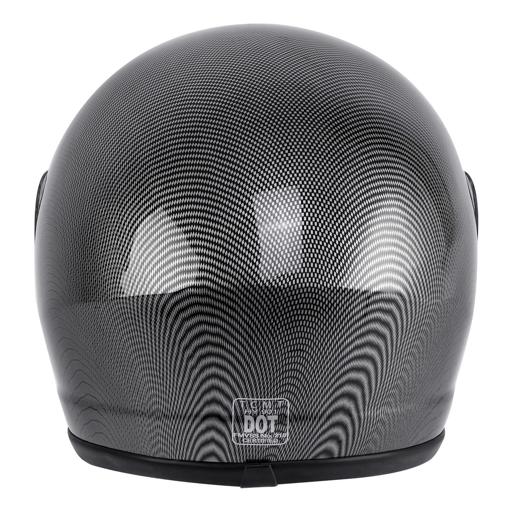 Snapklik.com : TCMT Size-L Adult Carbon Fiber Full Face Street Dirt ...